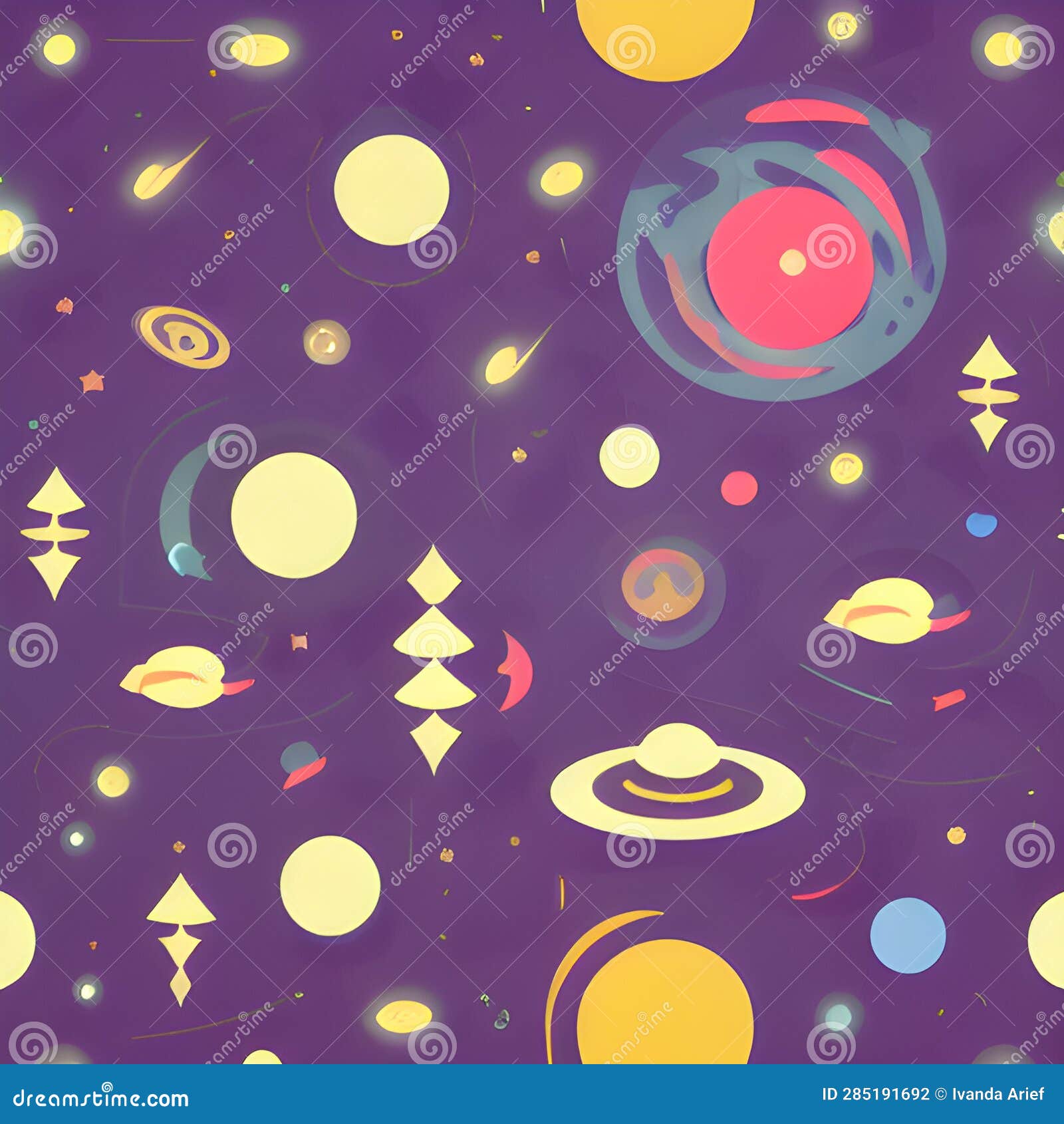 Galaxy Space Draw Abstract Background, Nebula Light Sky, Random Element ...