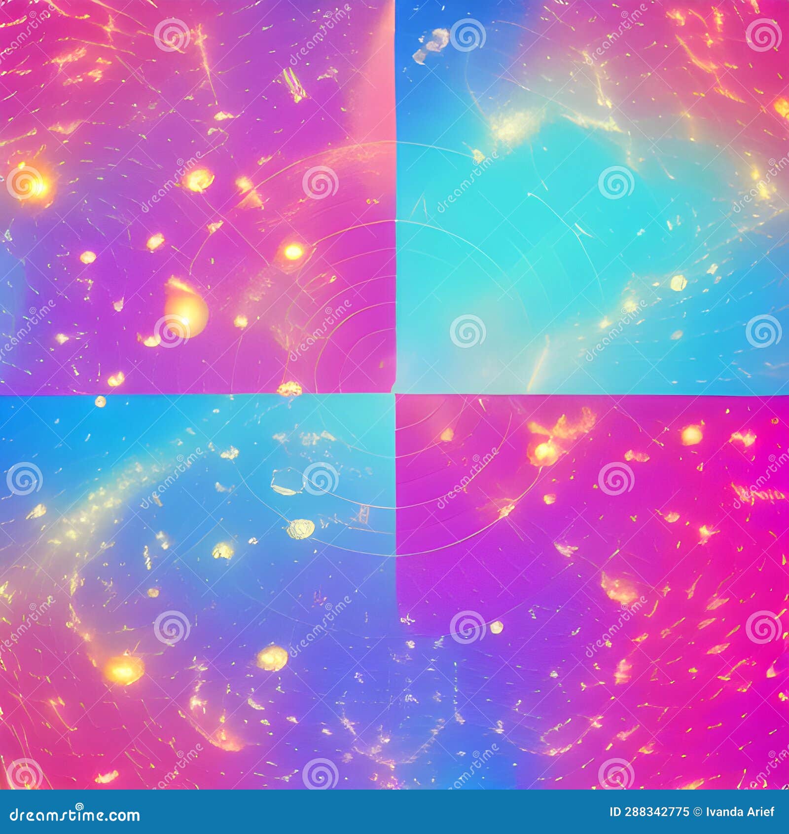 Galaxy Space Draw Abstract Background, Nebula Light Sky, Random Element ...