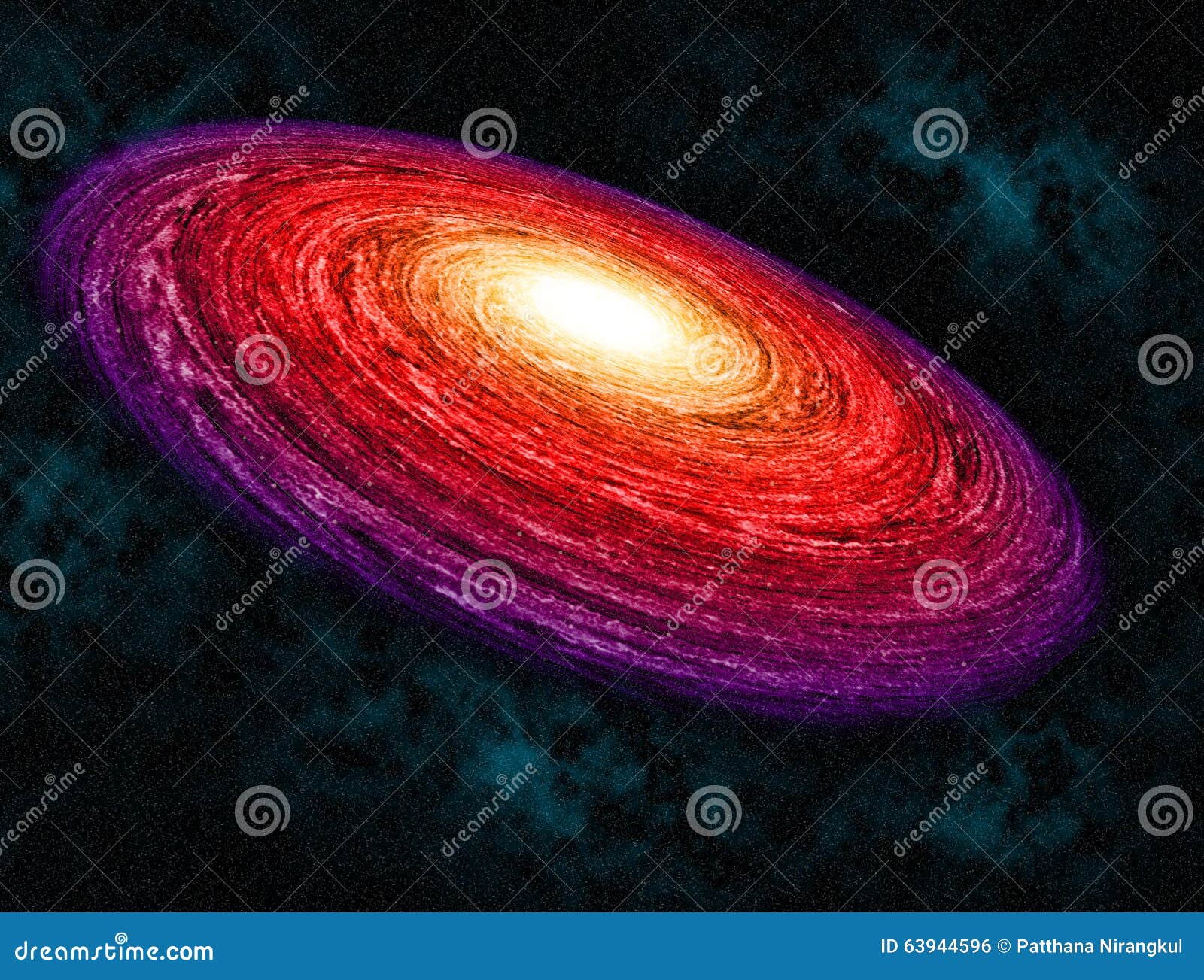Galaxy Space illustration. stock illustration. Illustration of imagine ...