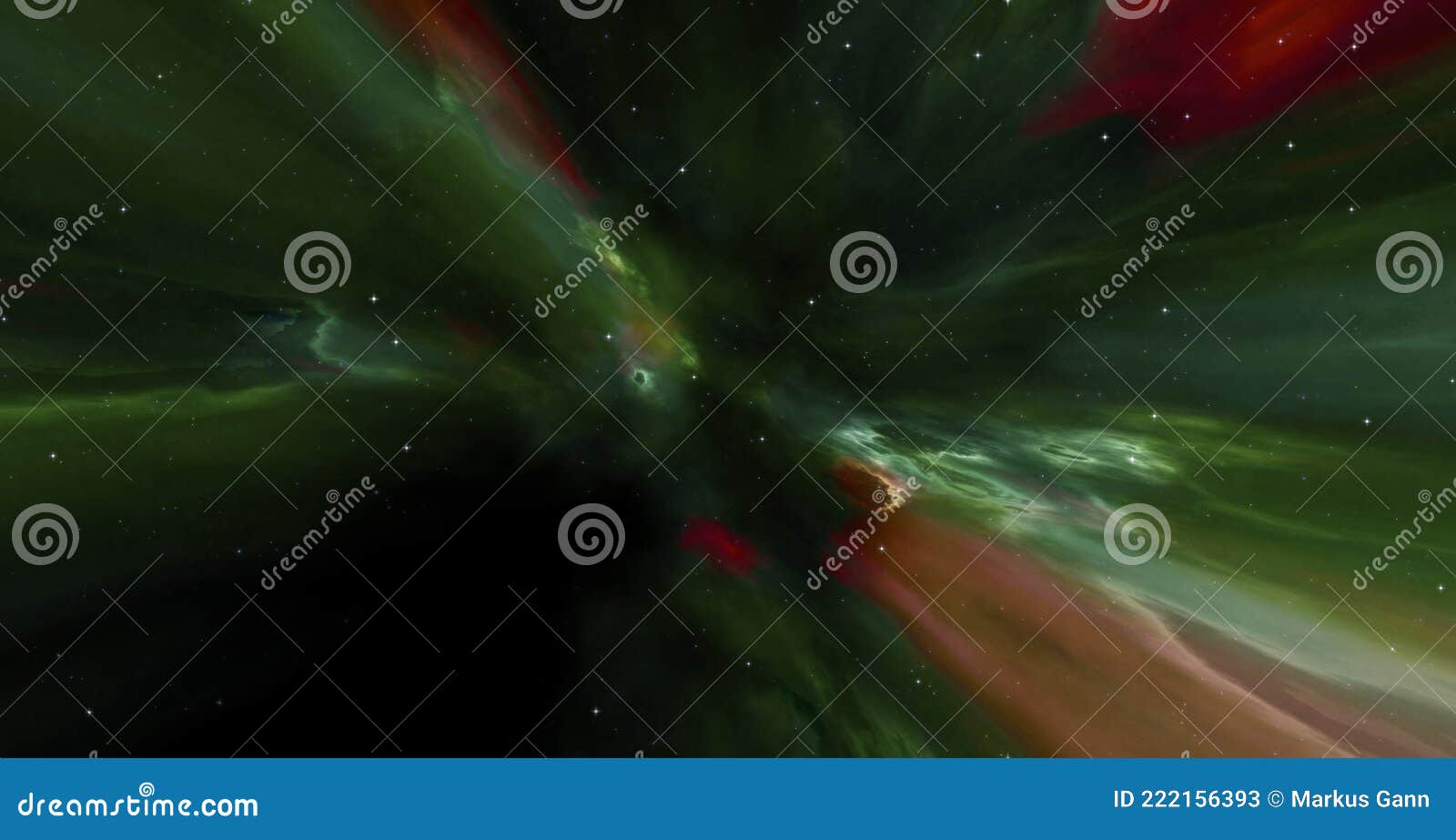 Galaxy Space Nebula Banner Background Stock Illustration - Illustration ...