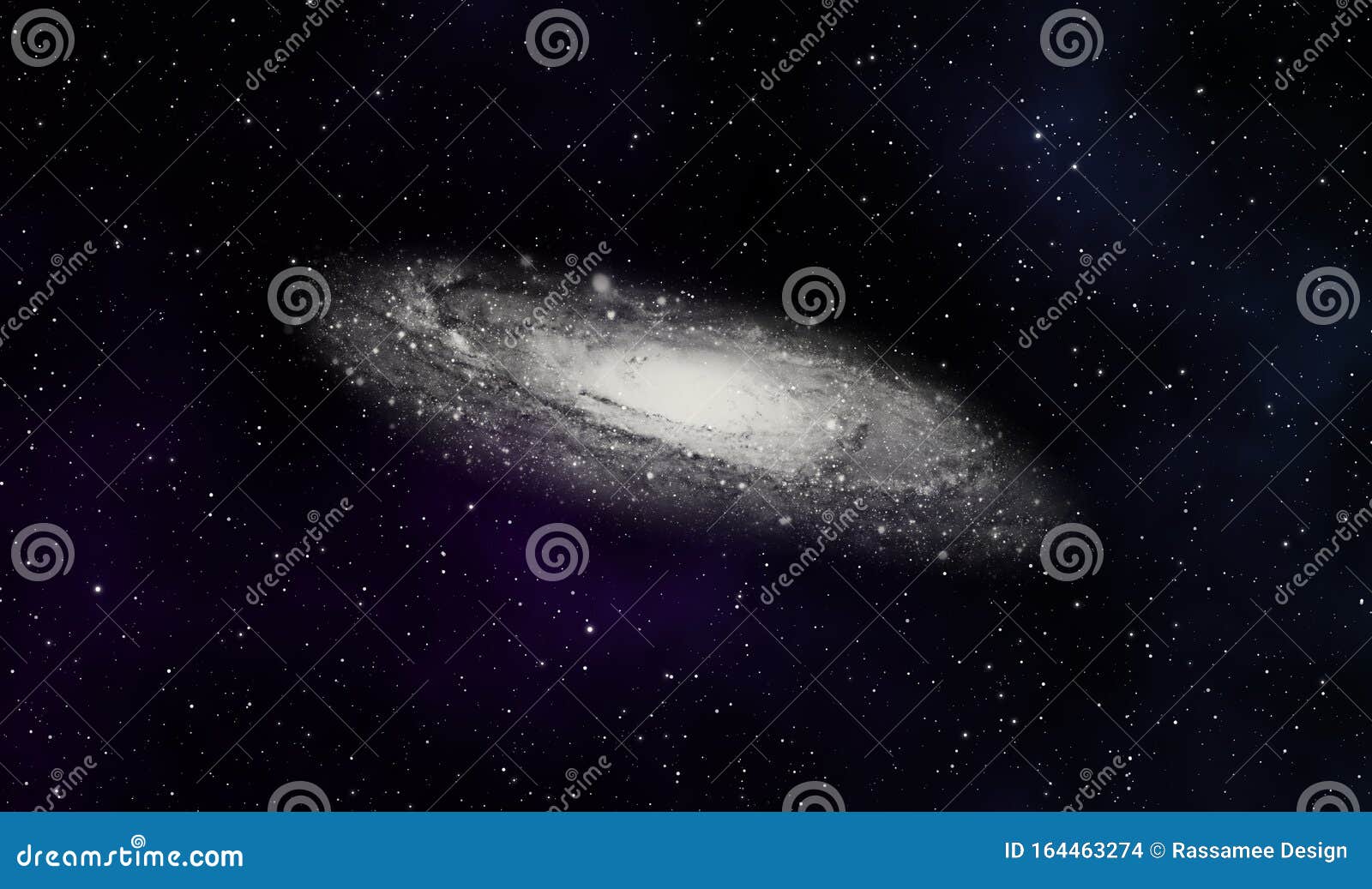 Galaxy and Space Scape Illustrations Design Background Stock ...