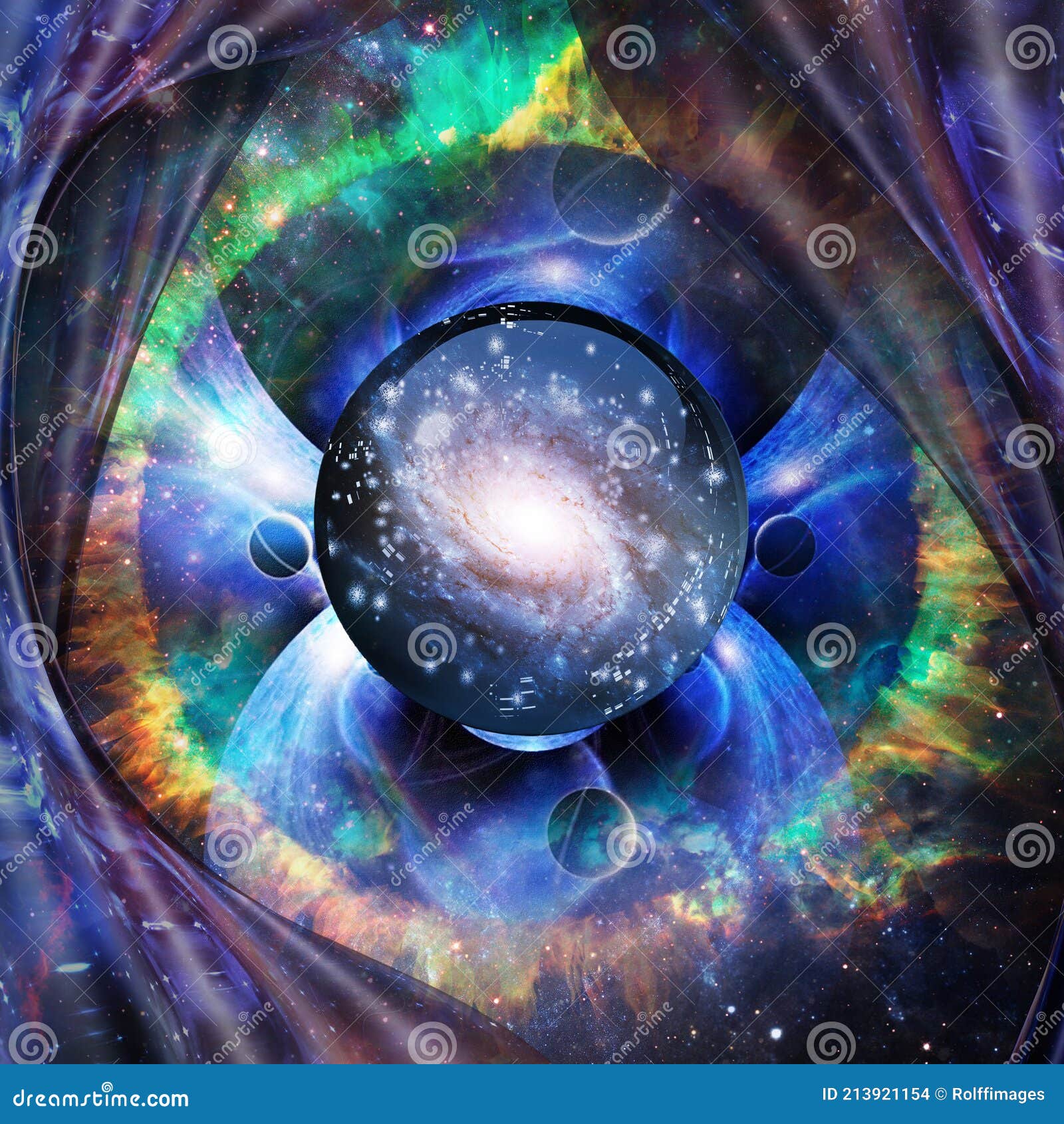 Surreal Space Background Royalty-Free Stock Photo | CartoonDealer.com ...