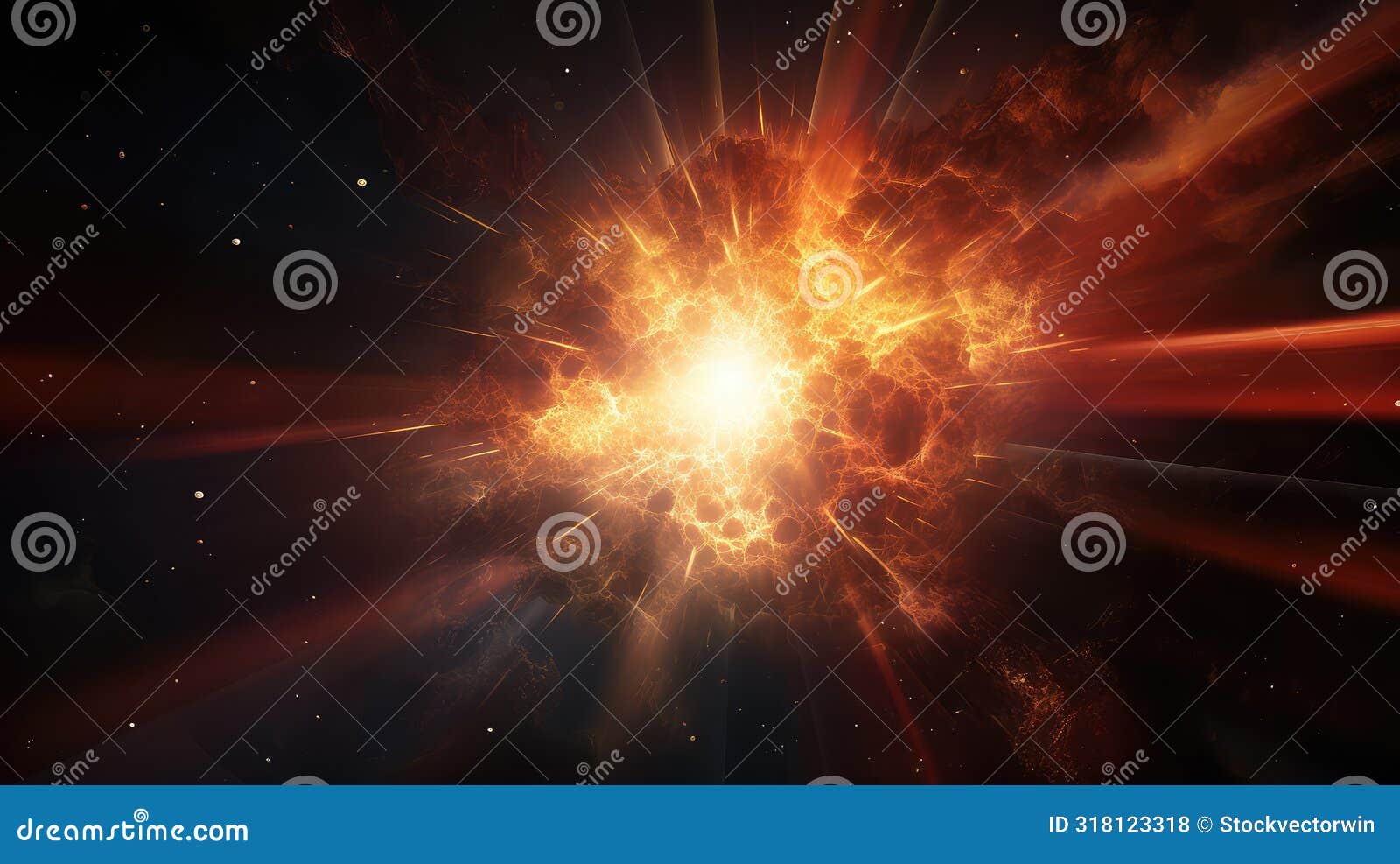 Galaxy star exploding stock illustration. Illustration of burst - 318123318