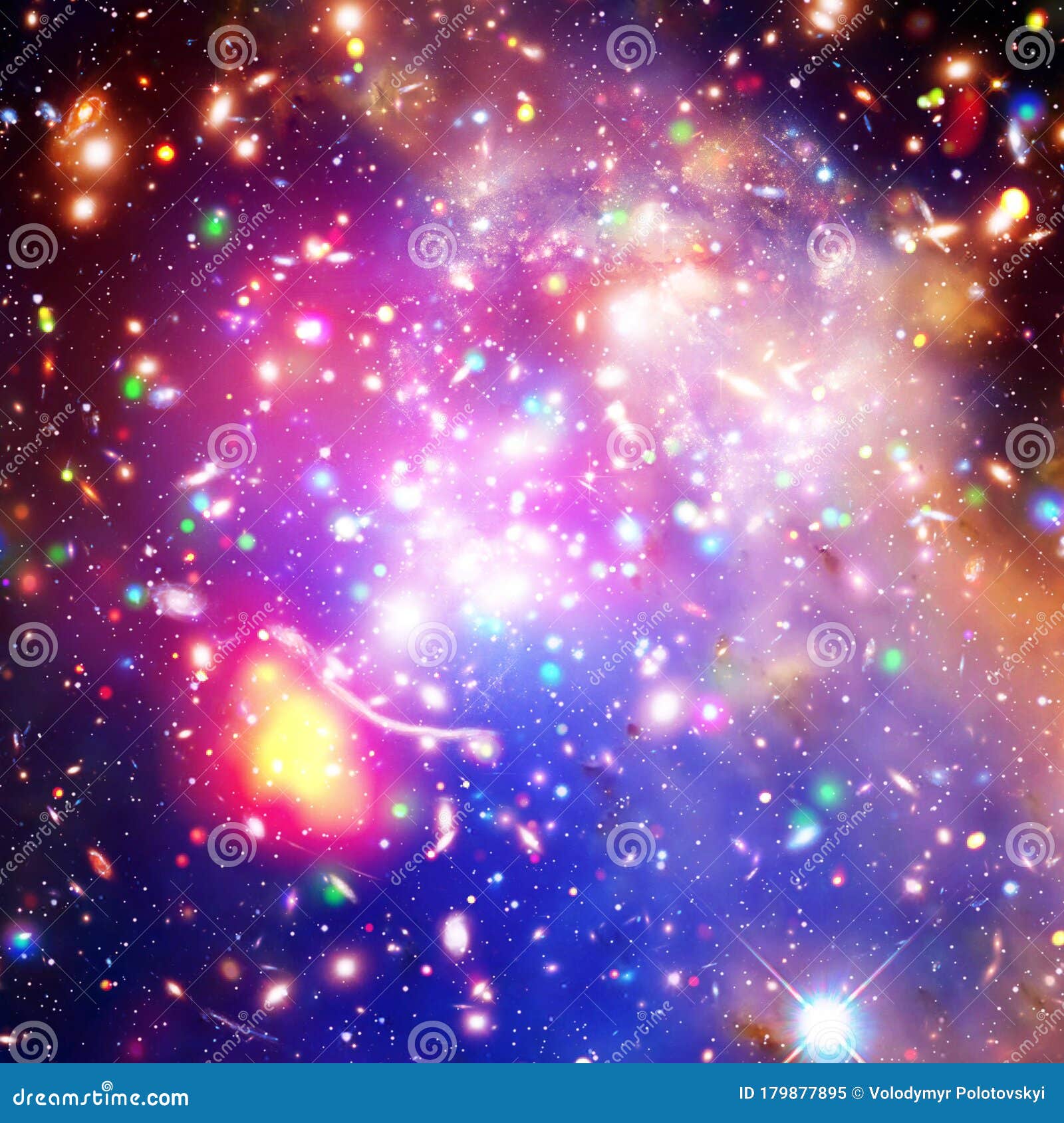 Galaxy and Stardust. the Elements of this Image Furnished by NASA Stock ...