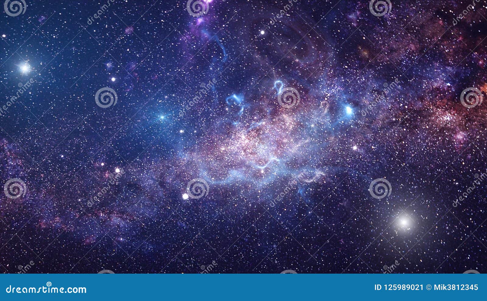 Galaxy and stars stock illustration. Illustration of stars - 125989021
