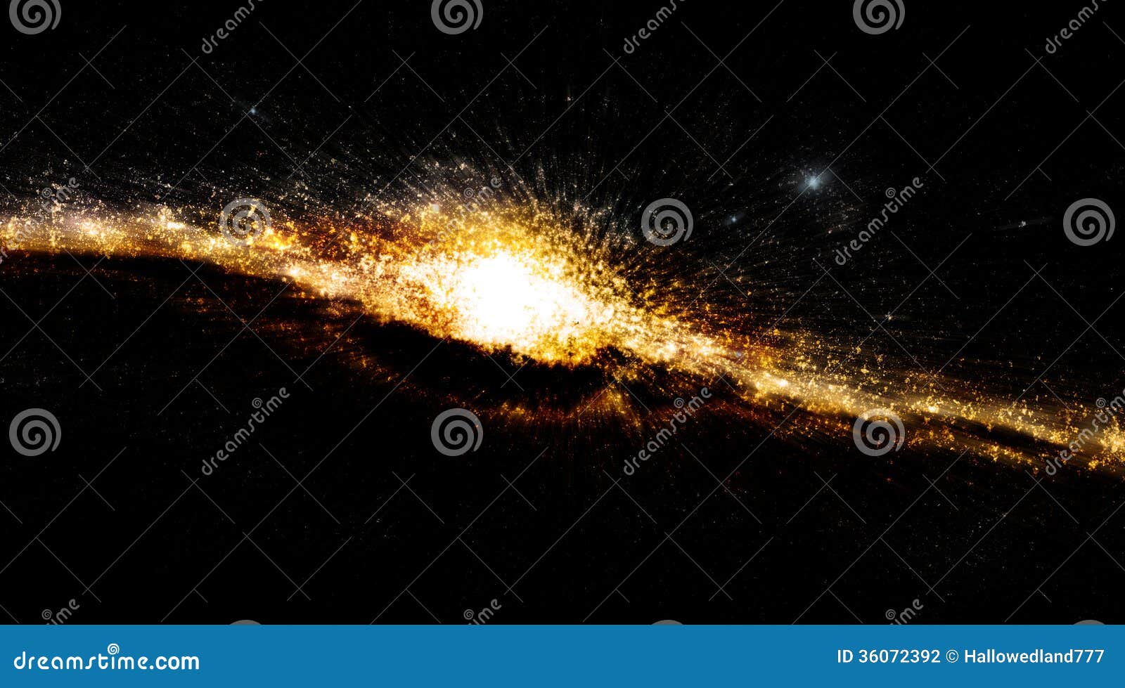Galaxy with Supernova Inside Stock Photo - Image of background, light ...