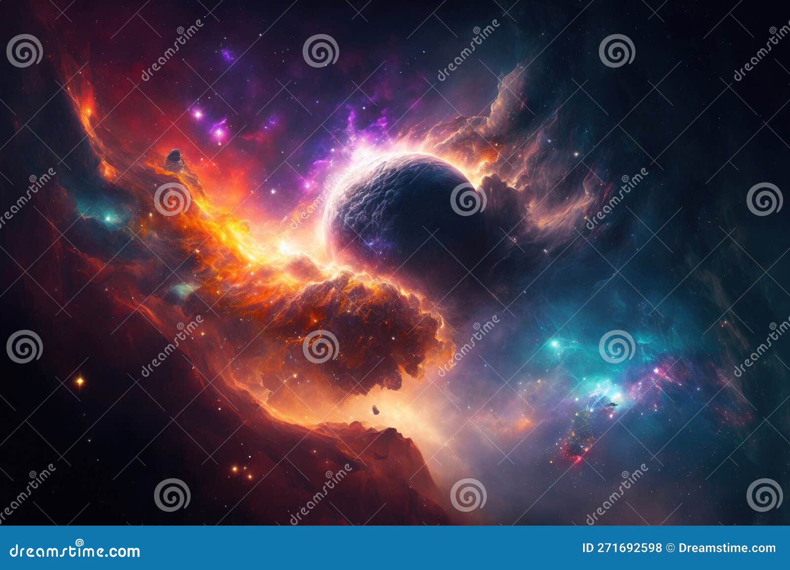 Supernova The Universe Creator Art Royalty-Free Stock Image ...