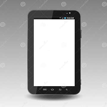 Vector Illustration of Tablet Stock Vector - Illustration of vector ...
