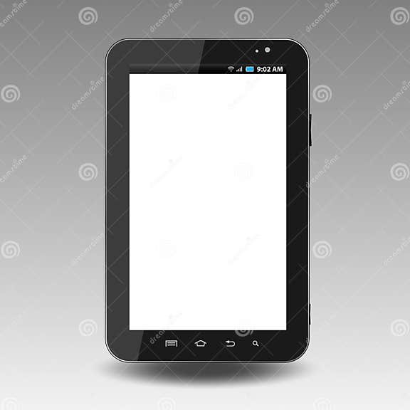 Vector Illustration of Tablet Stock Vector - Illustration of vector ...