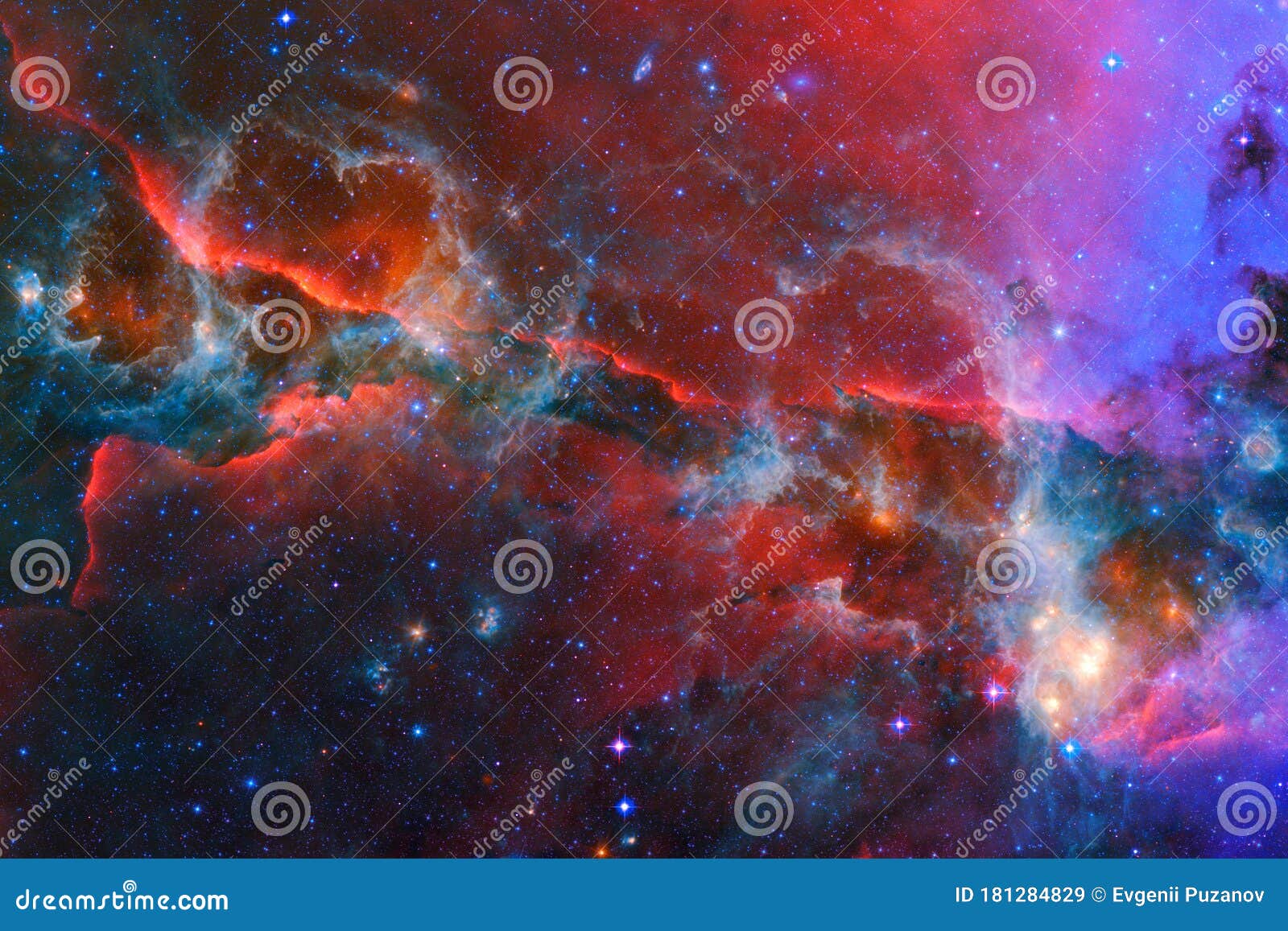 Galaxy Thousands Light Years Far Away from Earth Stock Image - Image of ...