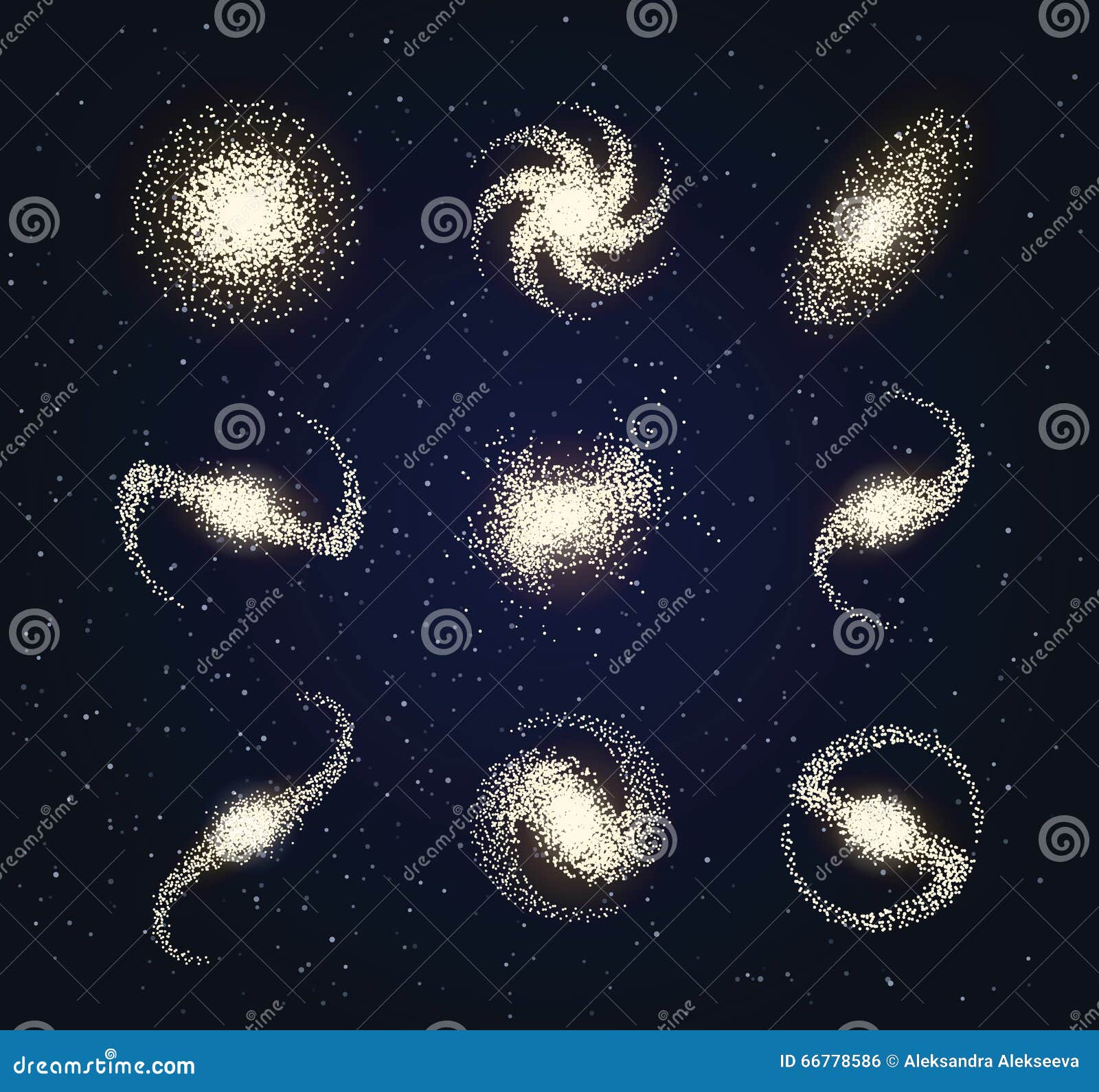 Irregular Galaxy Sketch