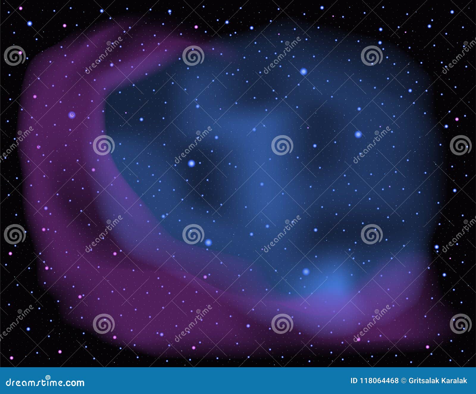 Galaxy, Universe, Star and Space Vector Stock Vector - Illustration of ...