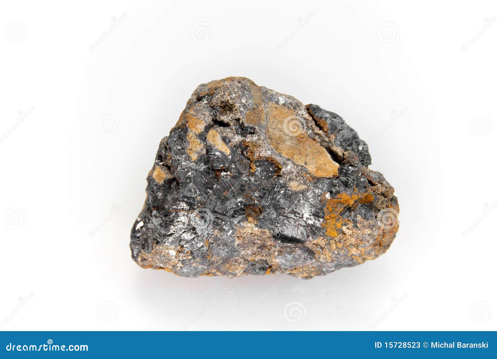 Galena stock image. Image of sulfide, mineralogy, isolated - 15728523