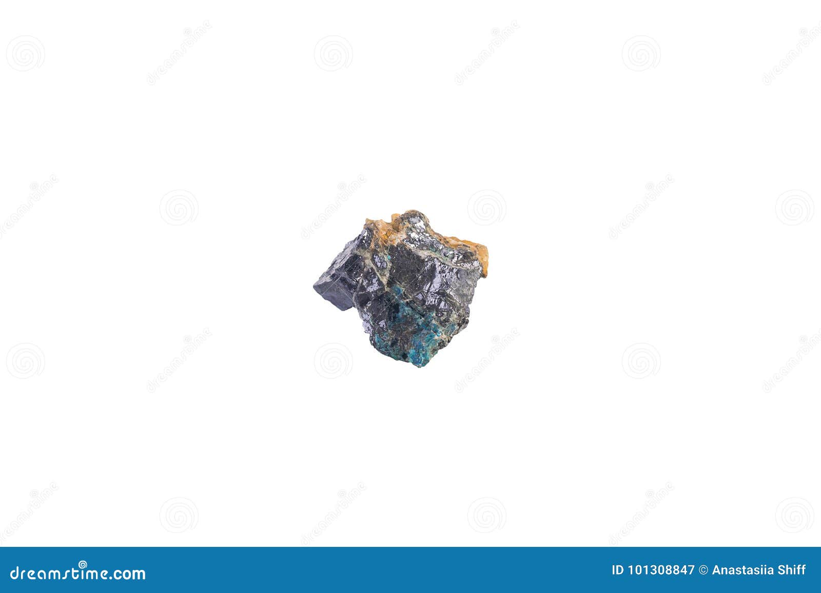 Galenite from Morocco Isolated Stock Image - Image of material ...