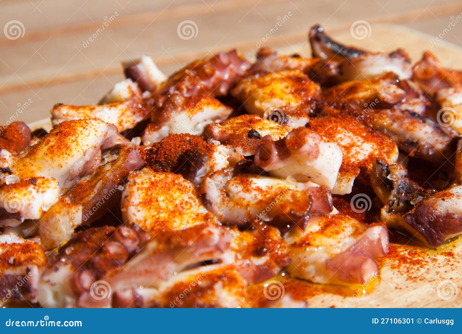 Galician Octopus stock image. Image of gallega, sweet - 27106301