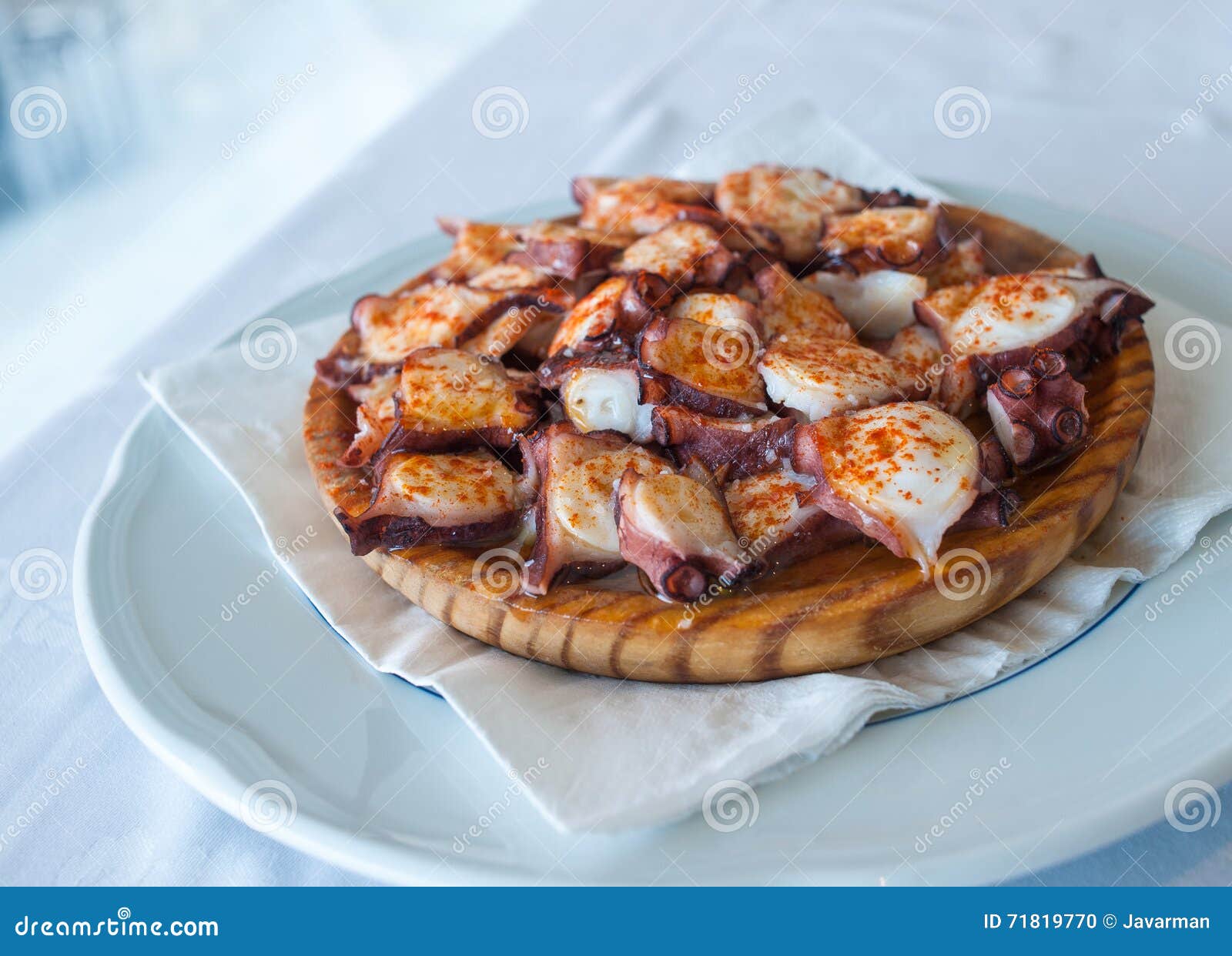 Galician Style Octopus, Pulpo a La Gallega Stock Photo - Image of tapas ...