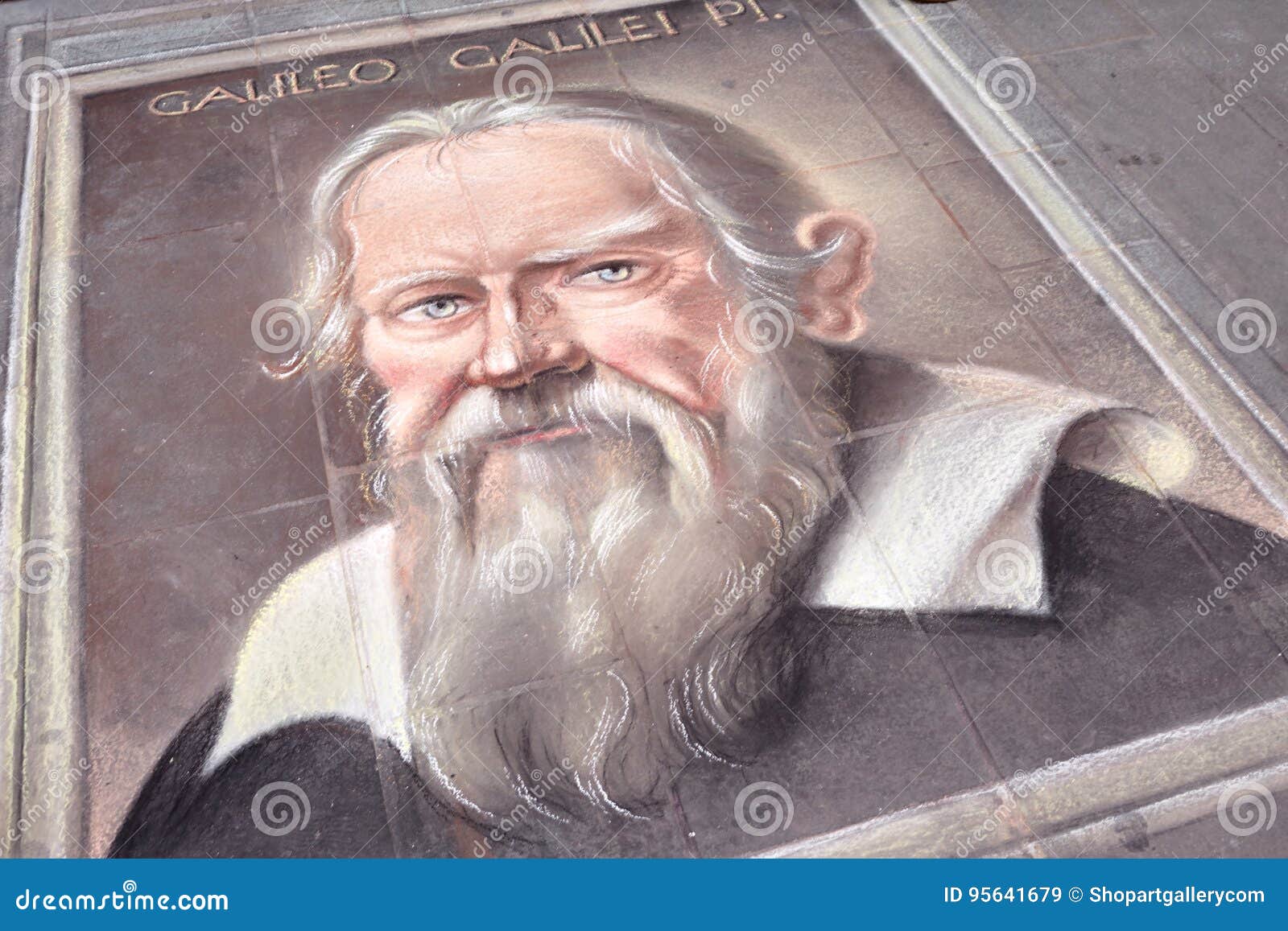 Galileo Galilei Portrait immagine stock editoriale. Immagine di ...
