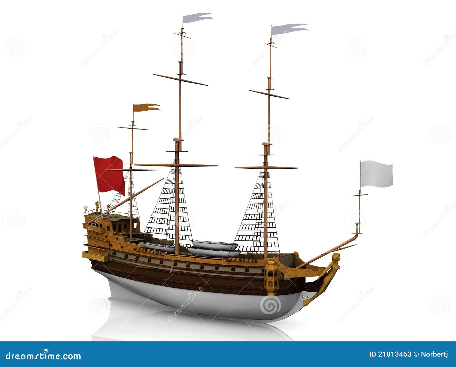 The galion stock illustration. Illustration of yacht - 21013463