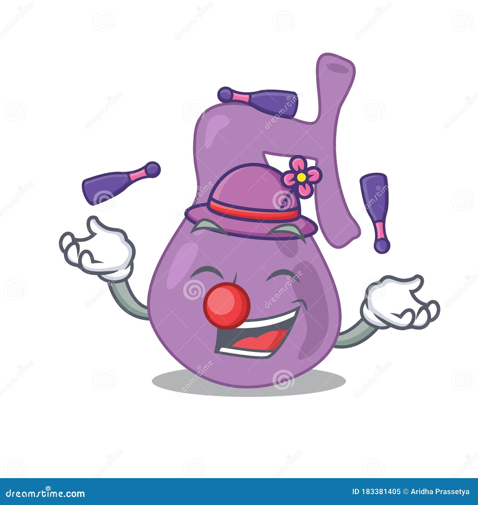A Gall Bladder Cartoon Design Style Succeed Playing Juggling Stock ...