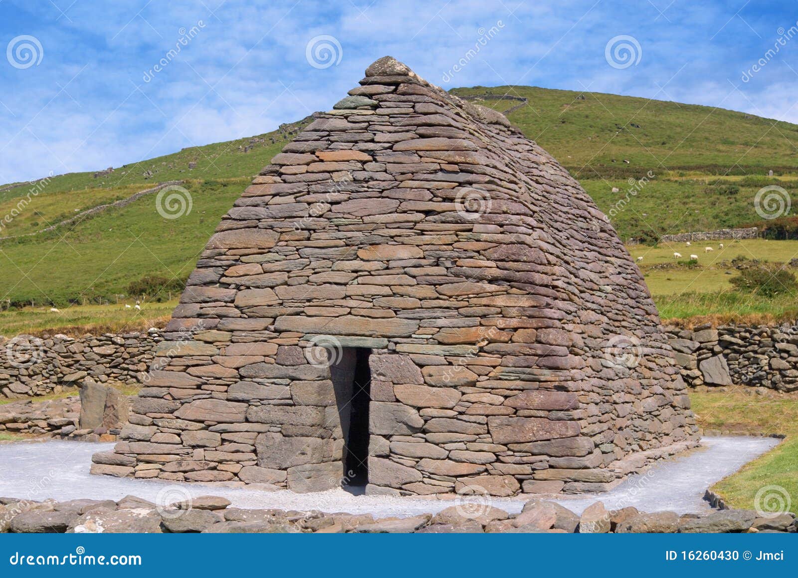 Gallarus Oratory stock photo. Image of scenic, boat, ancient - 16260430