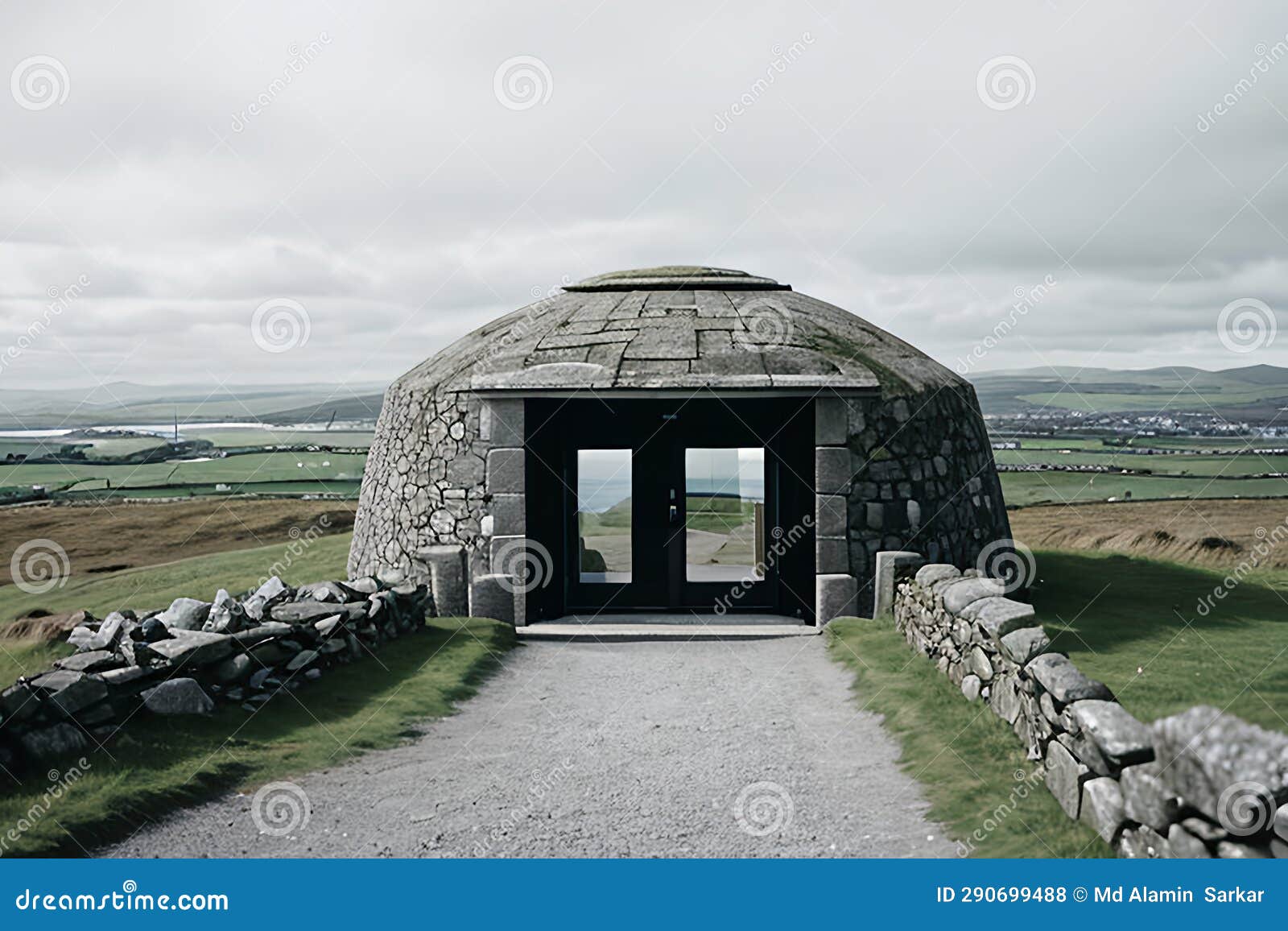 Gallarus Oratory, Ireland stock illustration. Illustration of religion ...