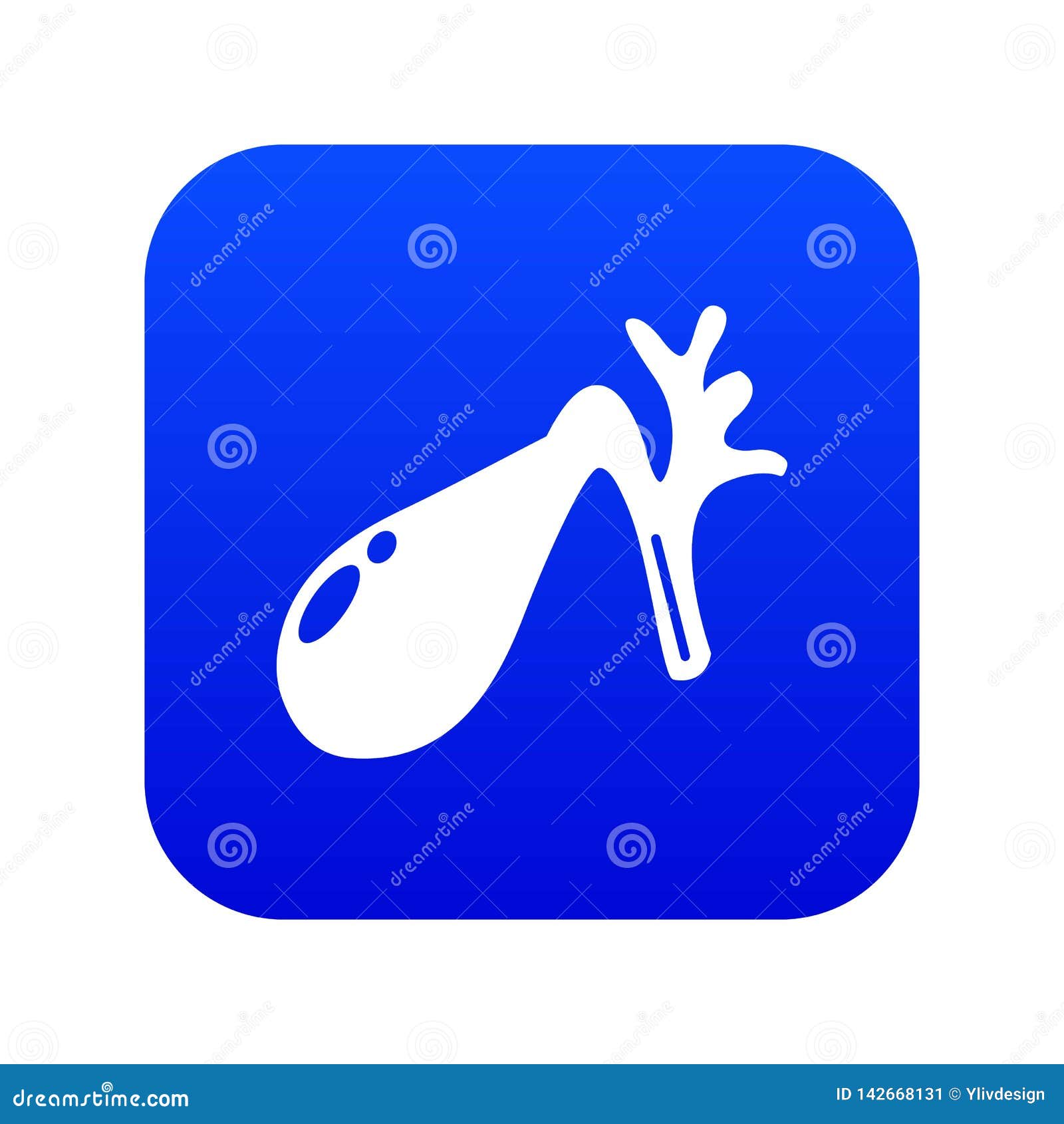 Gallbladder Icon Vector Sign And Symbol Isolated On White Background ...
