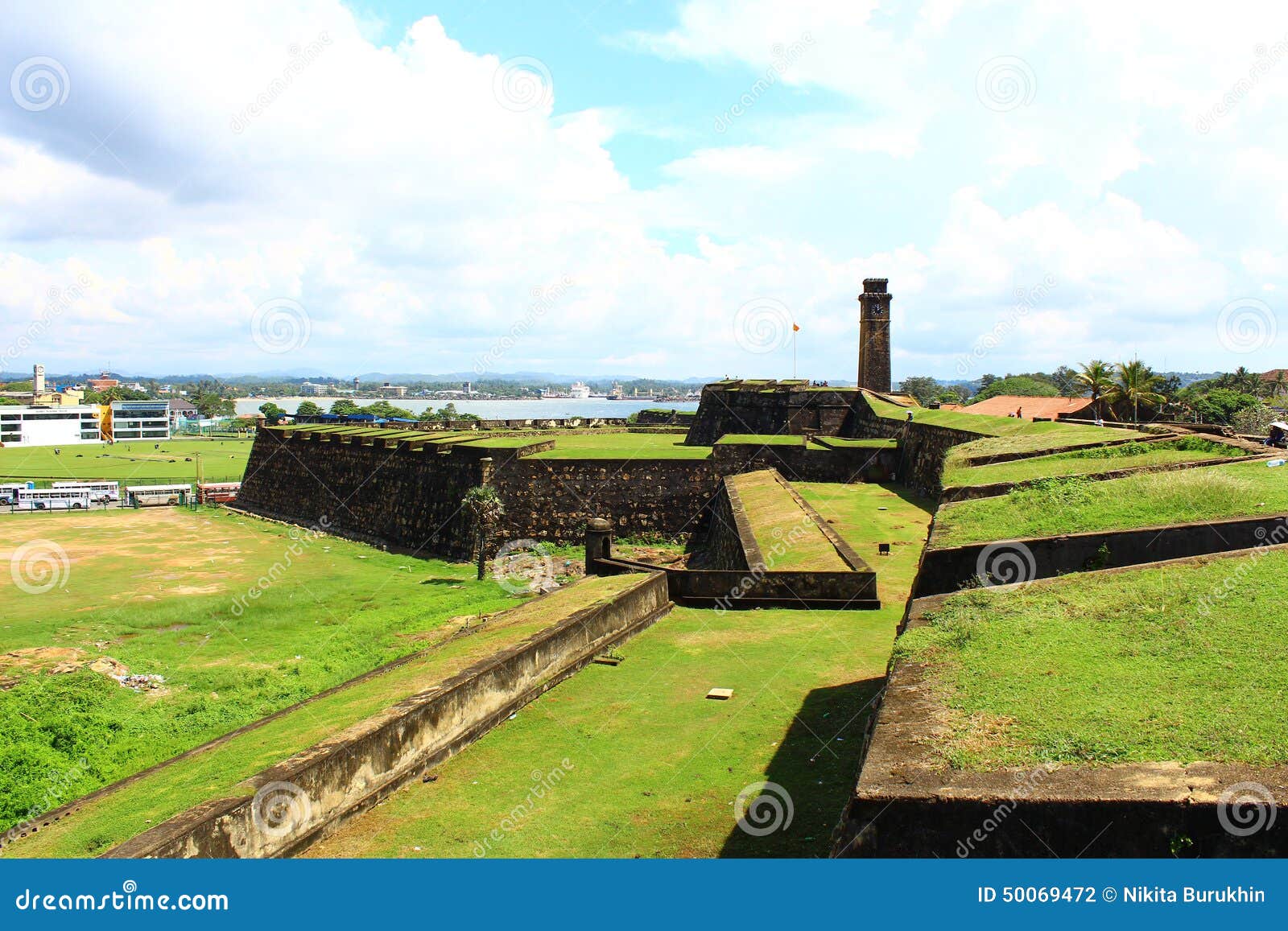 The Galle Fort, in the Eastern Part Stock Photo - Image of lanka, galle ...