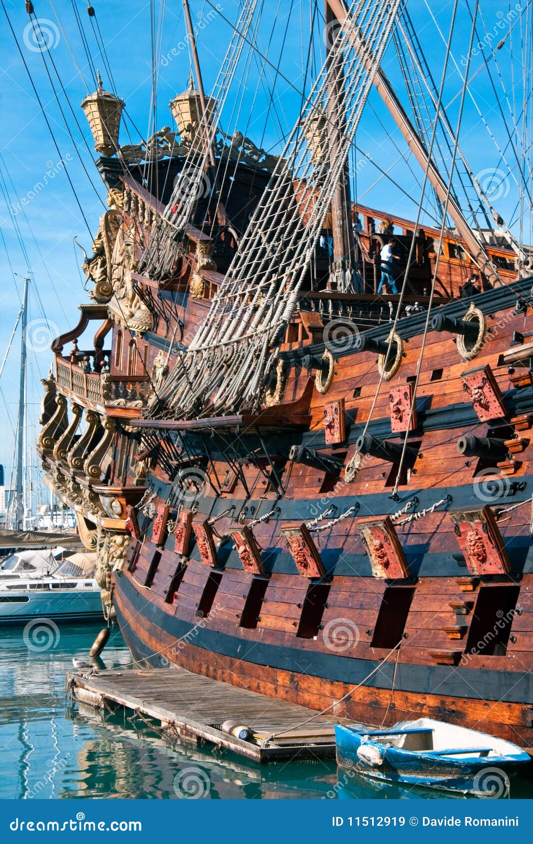 Galleon Neptune stock image. Image of thruster, stern - 11512919
