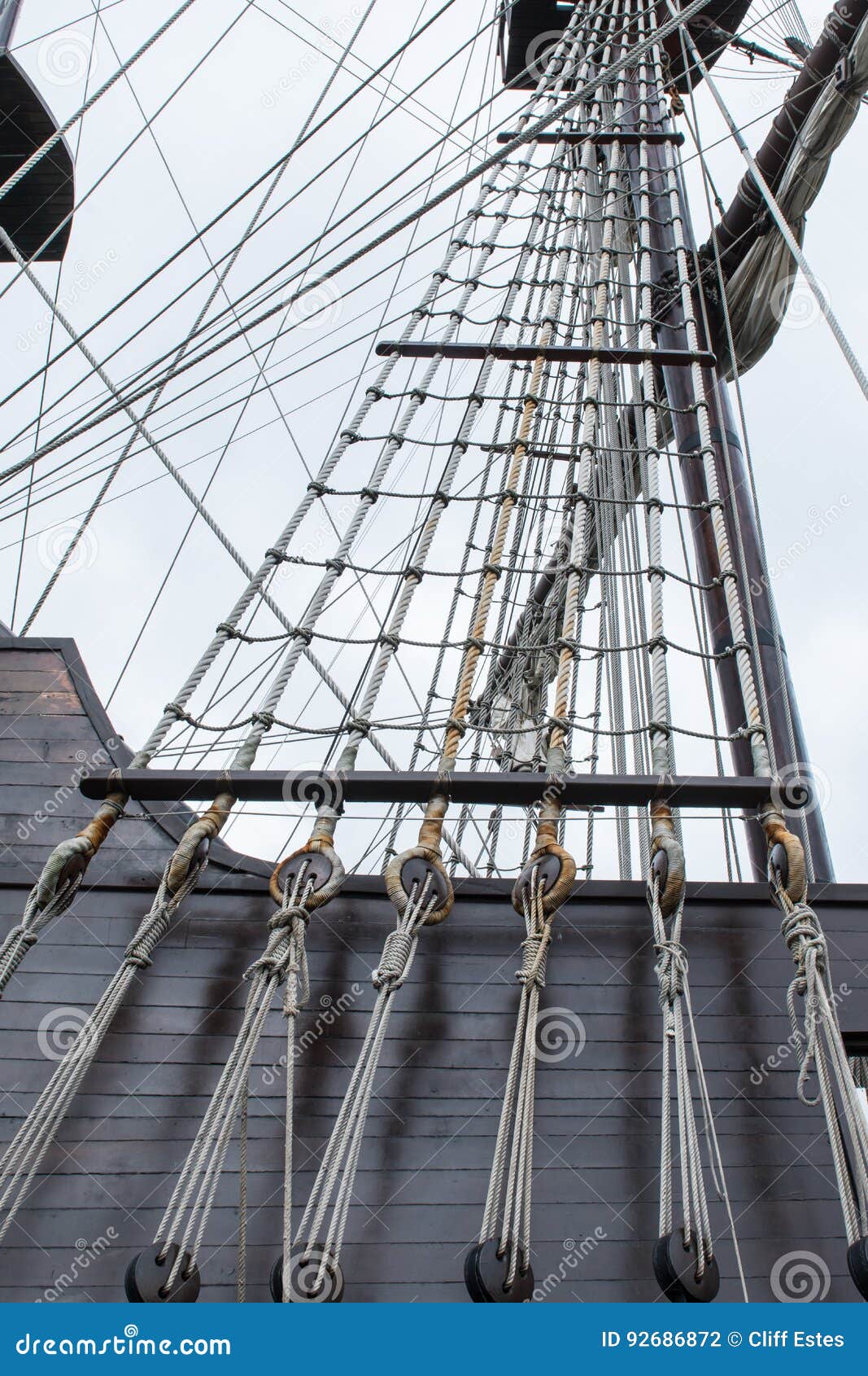 Rigging Spanish Galleon Stock Photography | CartoonDealer.com #42136298