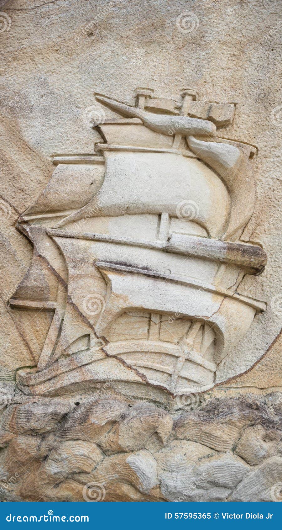 Galleon stone carving stock image. Image of boat, background - 57595365