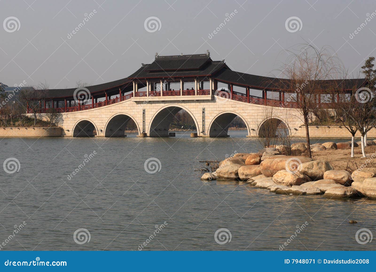 Gallery arch bridge stock image. Image of arch, park, gallery - 7948071