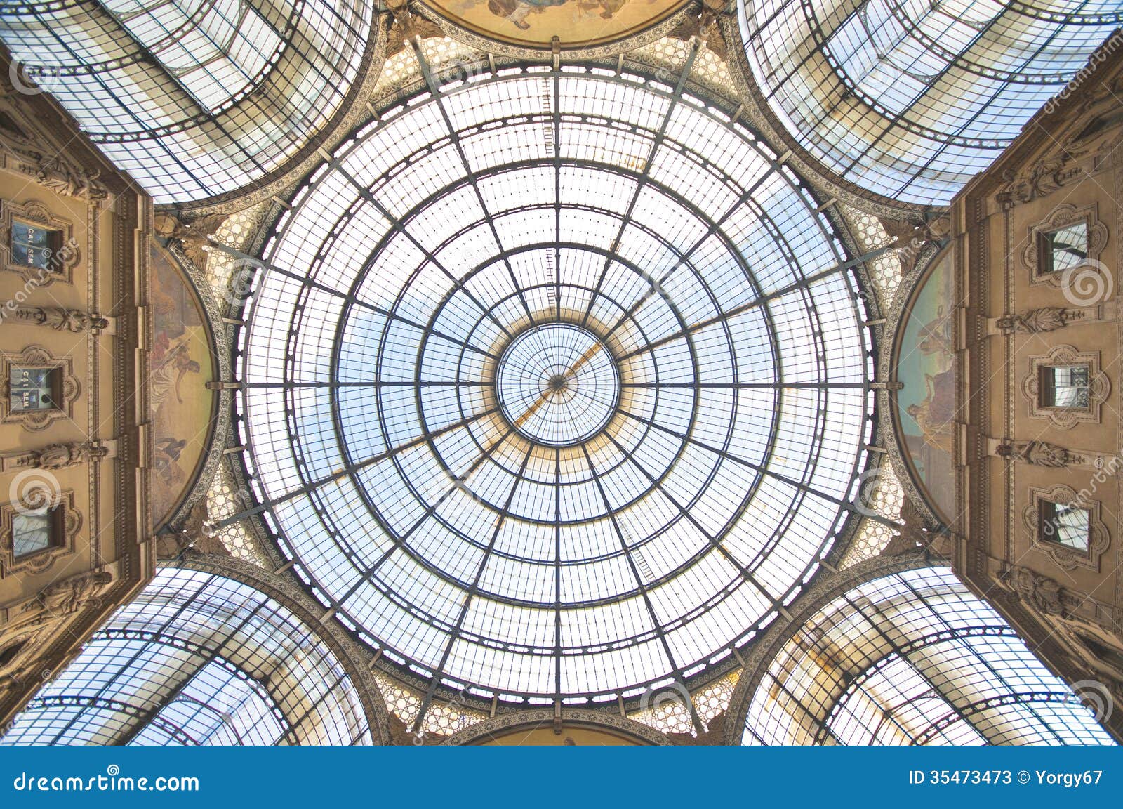 Gallery Ceiling editorial stock photo. Image of high - 35473473