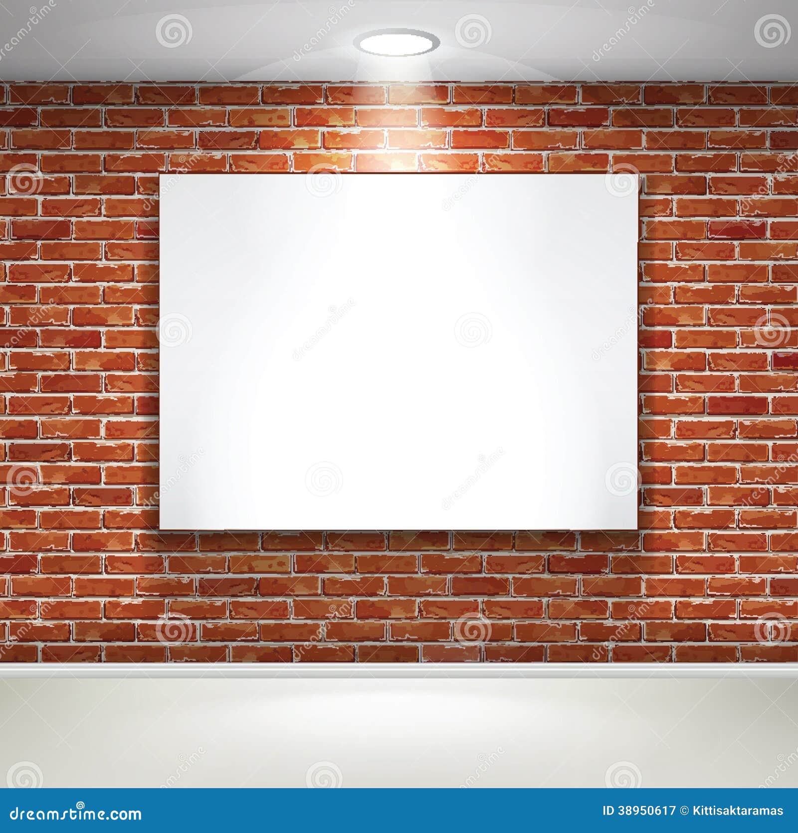 Gallery Exhibition Interior. Stock Vector - Illustration of decor ...