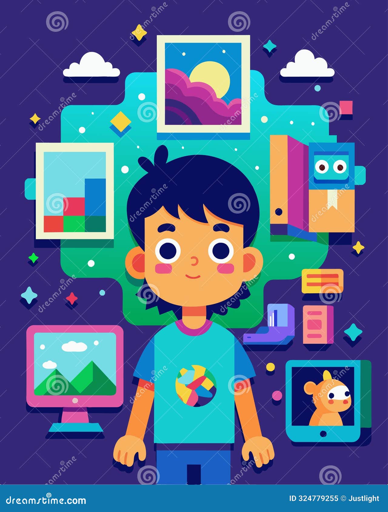 A Gallery Filled with Striking and Intricate Digital Art Pieces All ...