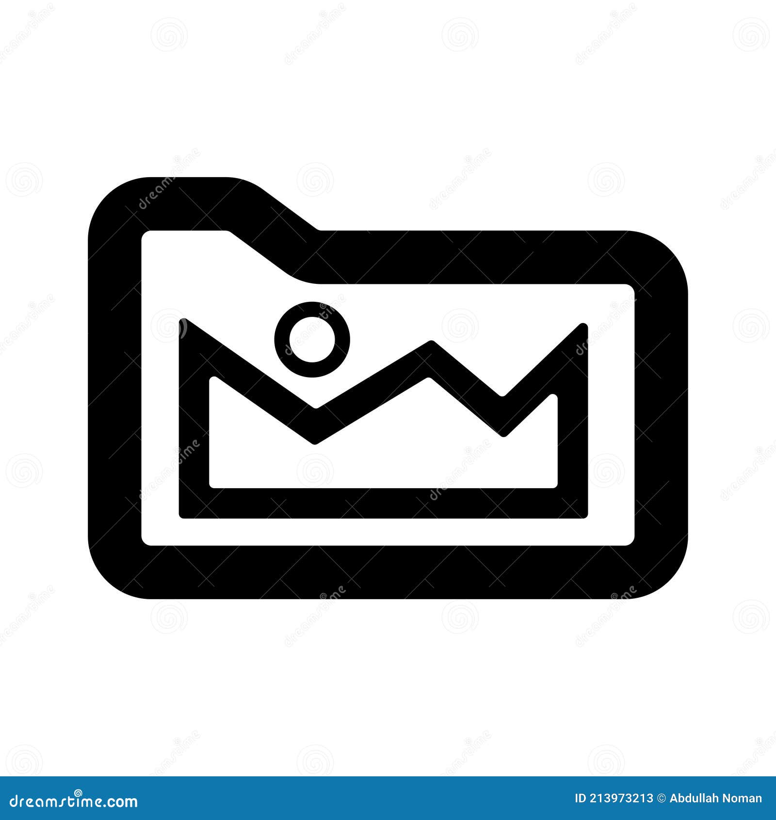Gallery folder icon design stock vector. Illustration of icon - 213973213