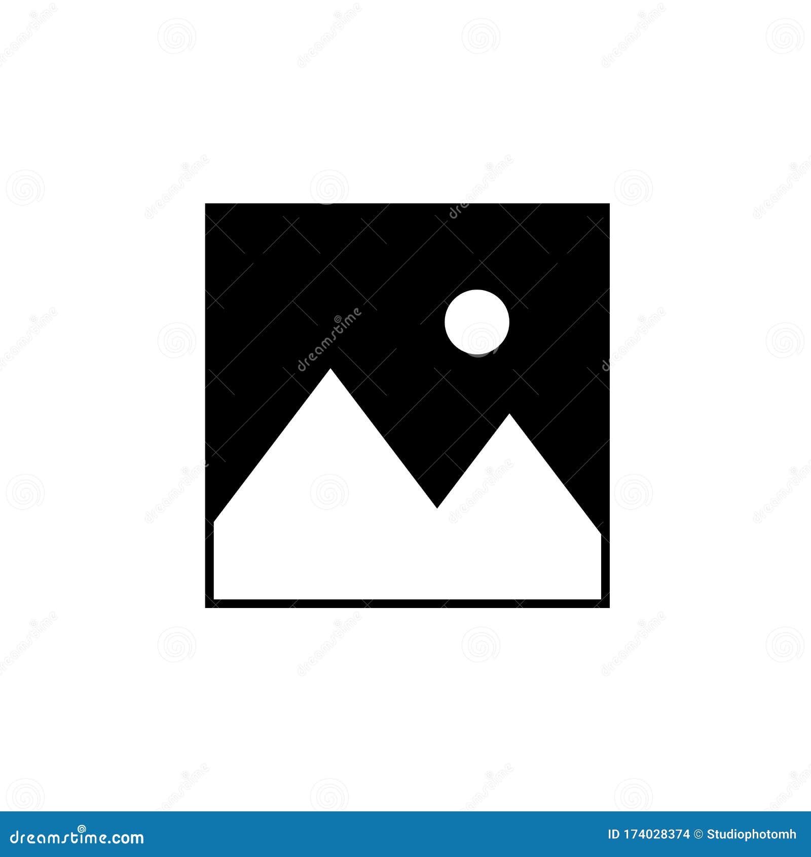 Gallery Icon. Vector Simple Modern Icon Design Illustration Stock ...