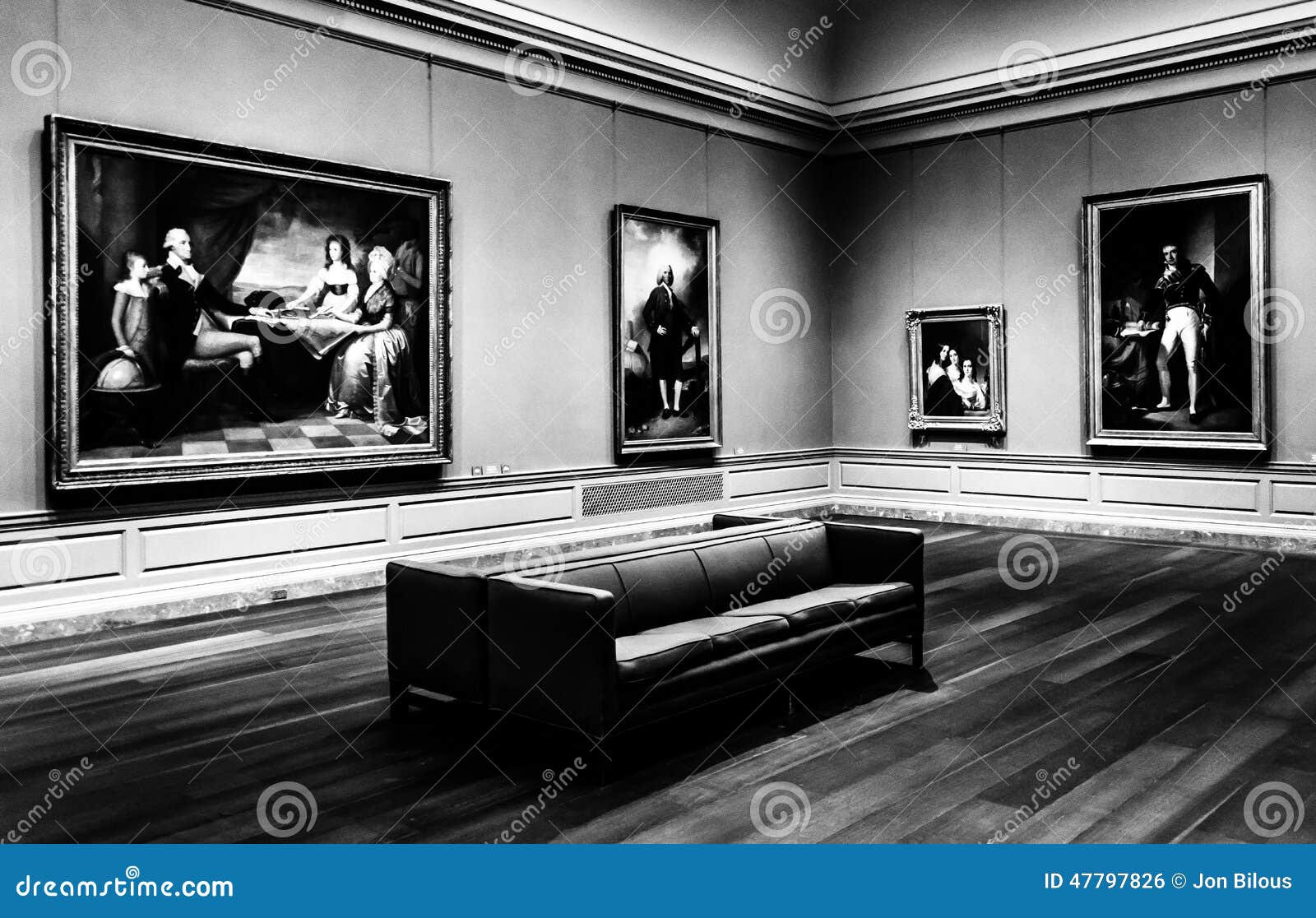 Gallery Room in the National Gallery of Art, Washington, DC. Editorial ...