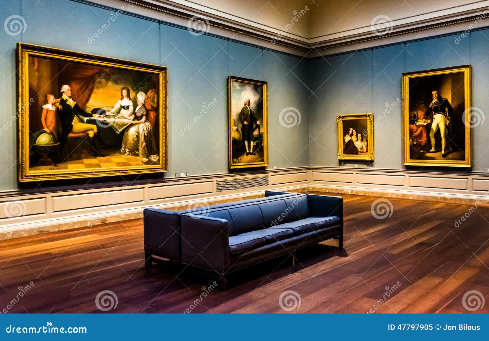 Gallery Room in the National Gallery of Art, Washington, DC. Editorial ...