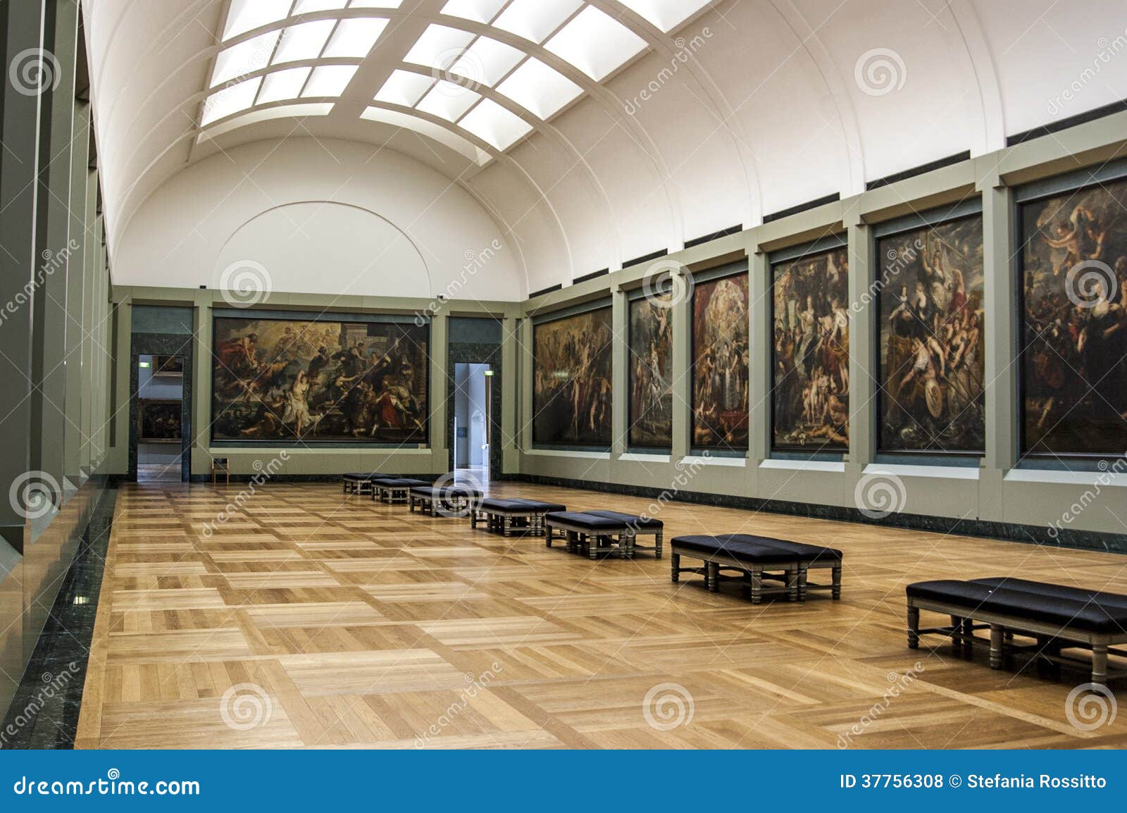 The gallery of Rubens editorial stock photo. Image of france - 37756308