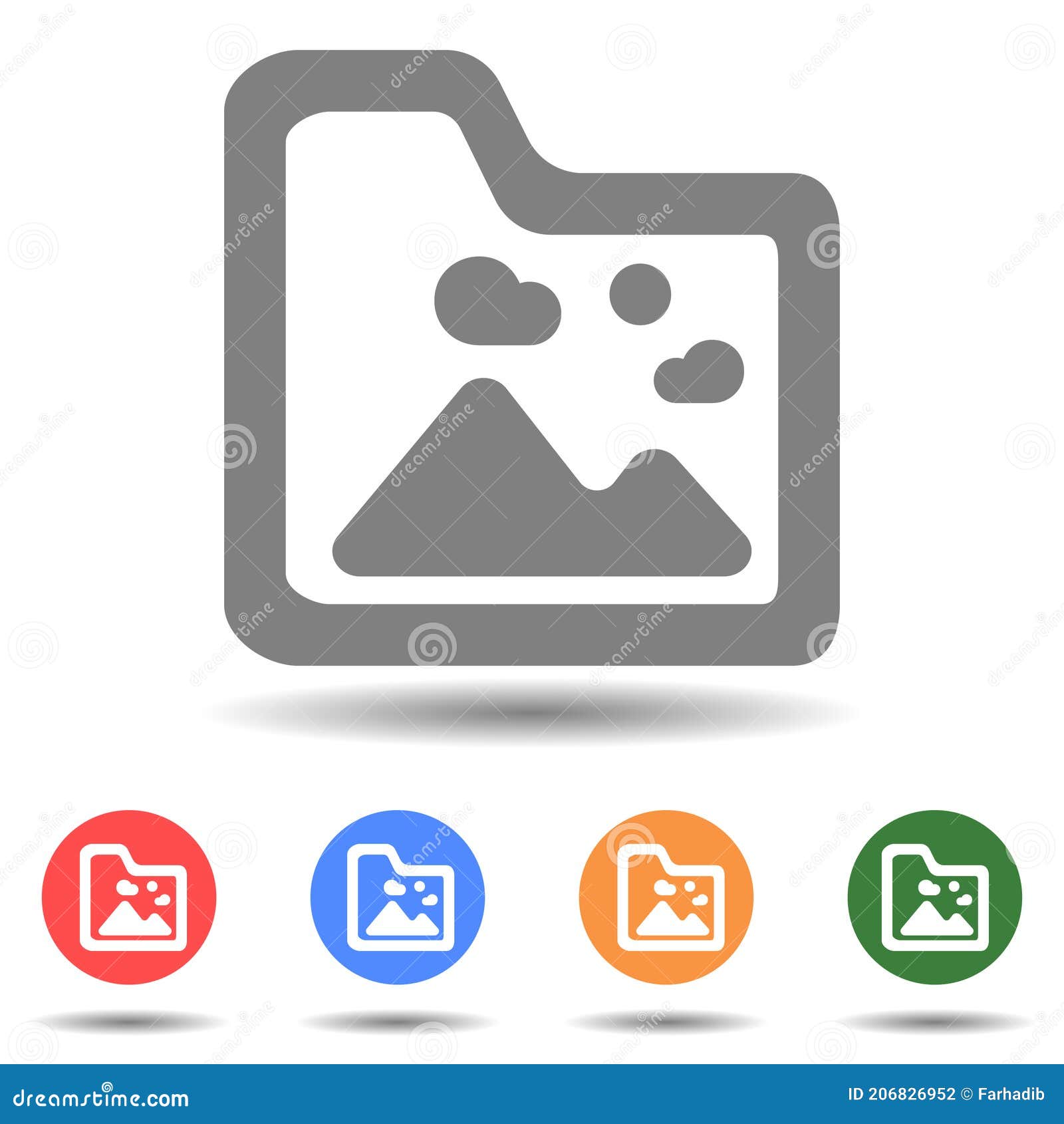 Gallery Sign, Pictures Symbol Icon Vector Stock Vector - Illustration ...