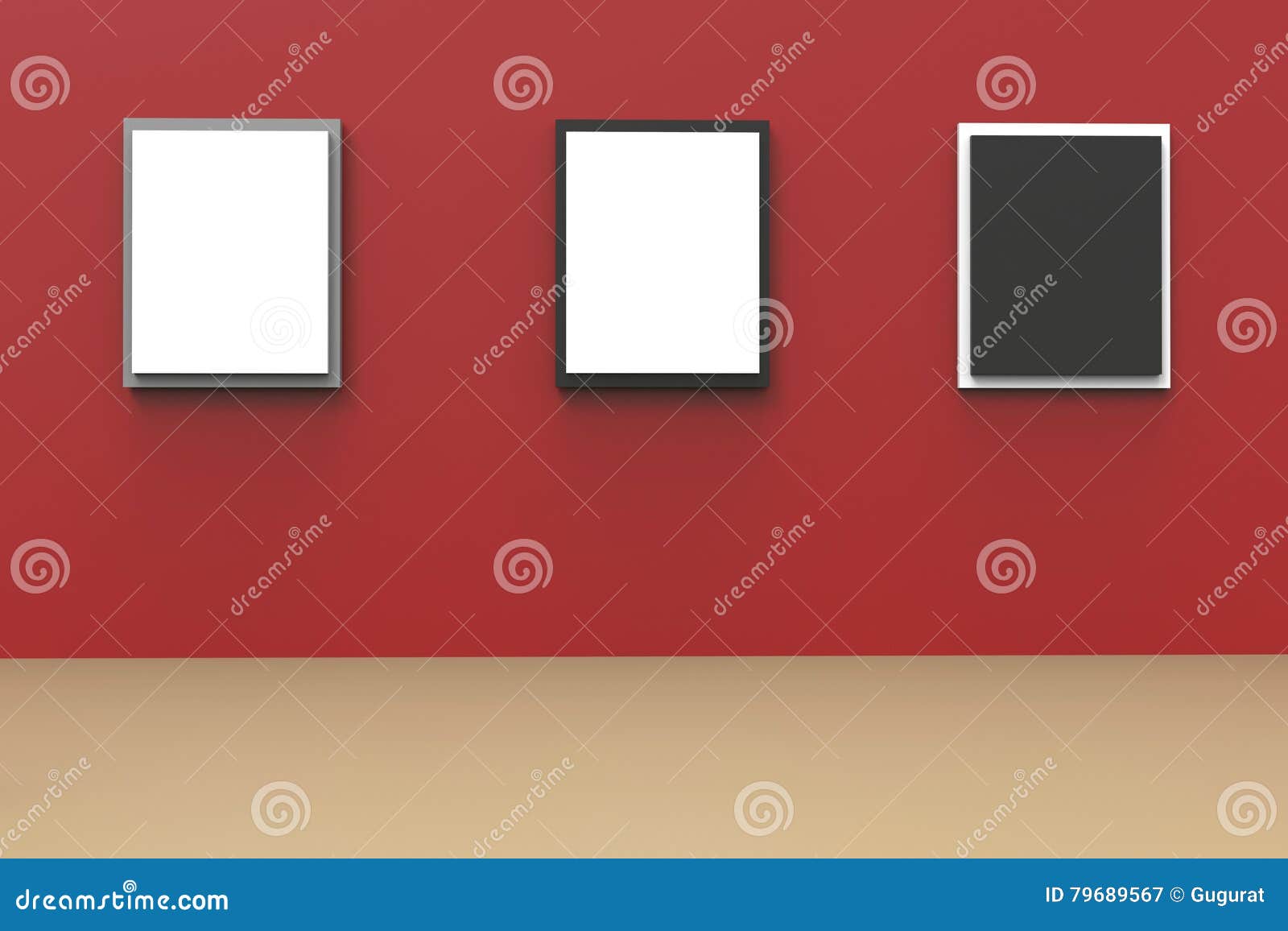 Gallery Studio and Picture Frame on Rad Wall Contemporary Creative Art ...