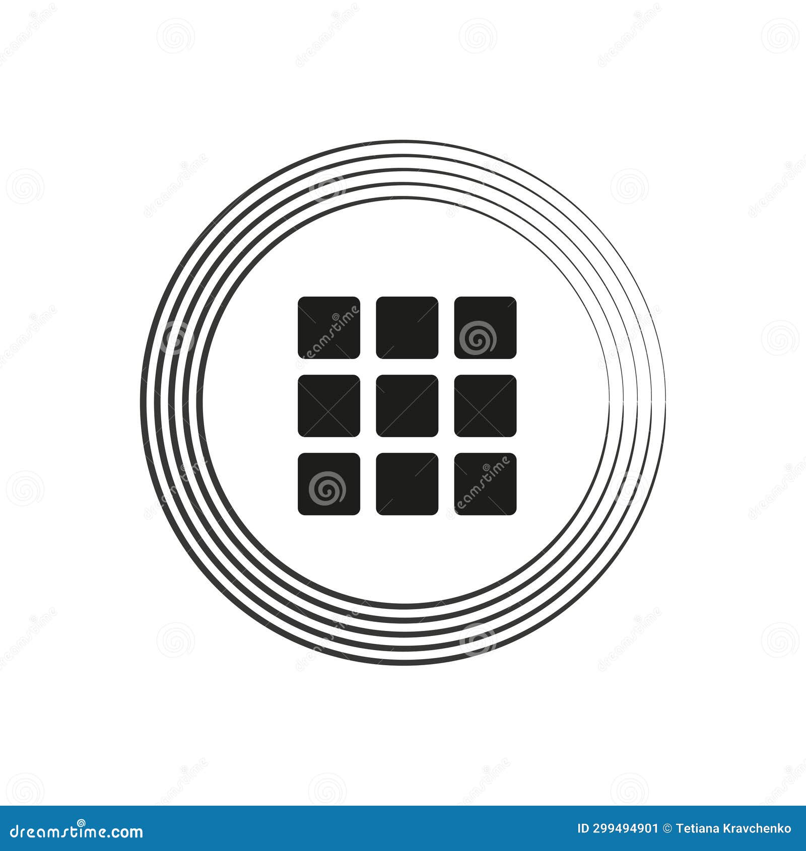 Gallery View Display Options Icon. Vector Illustration. EPS 10 Stock ...