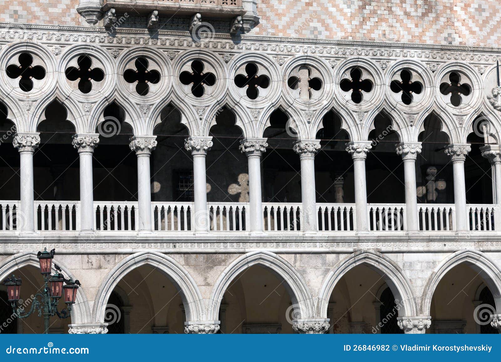 Gallery Windows of the Doge S Palace Stock Photo - Image of piazza ...
