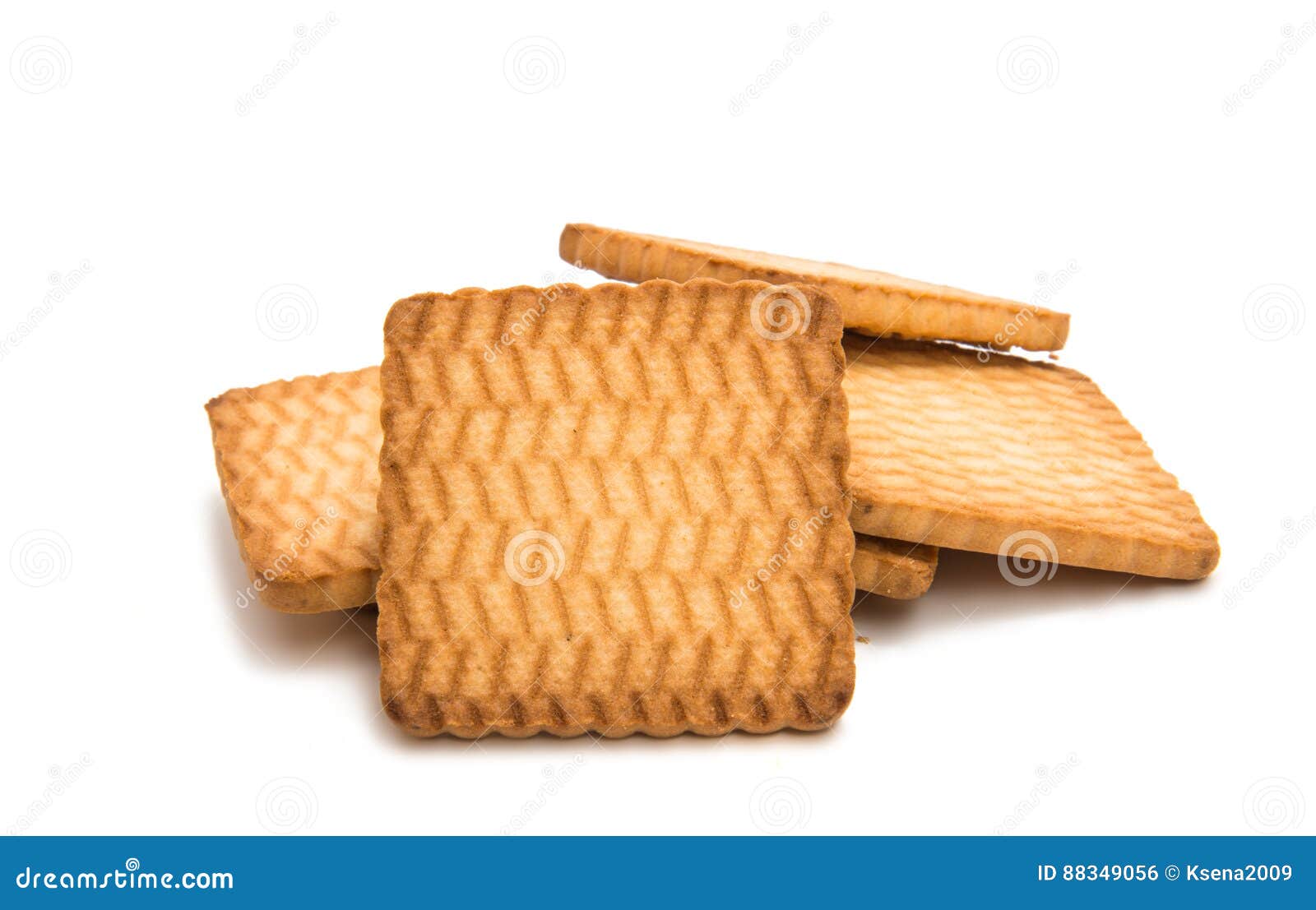 Galleta cuadrada aislada foto de archivo. Imagen de inflexible - 88349056