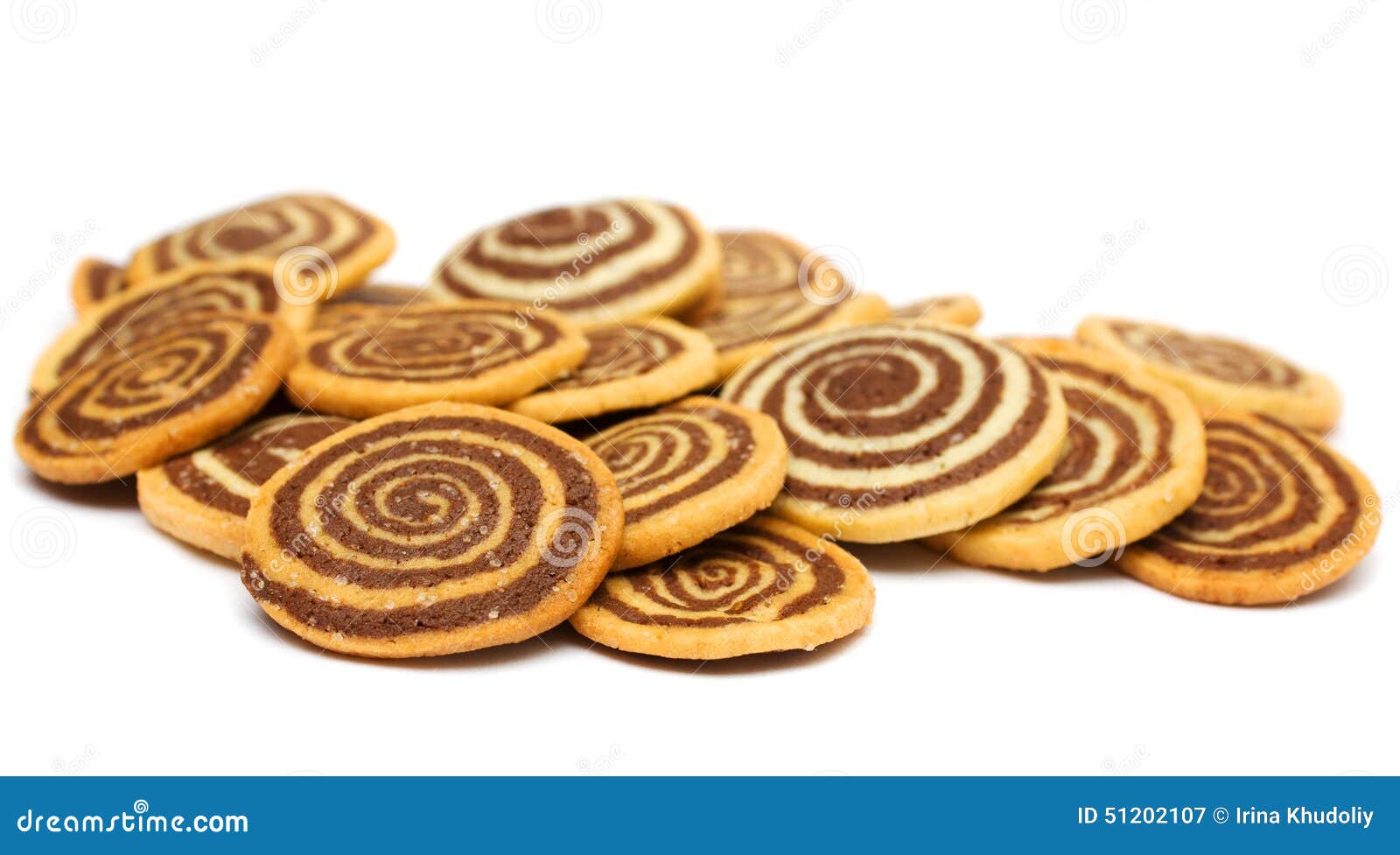 Galletas del rollo imagen de archivo. Imagen de bocados - 51202107