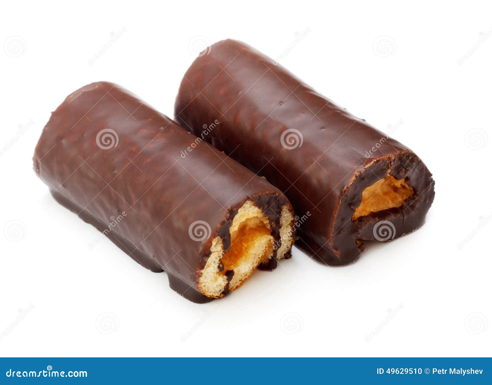 Galletas Del Rollo Del Chocolate Foto de archivo - Imagen de primer ...