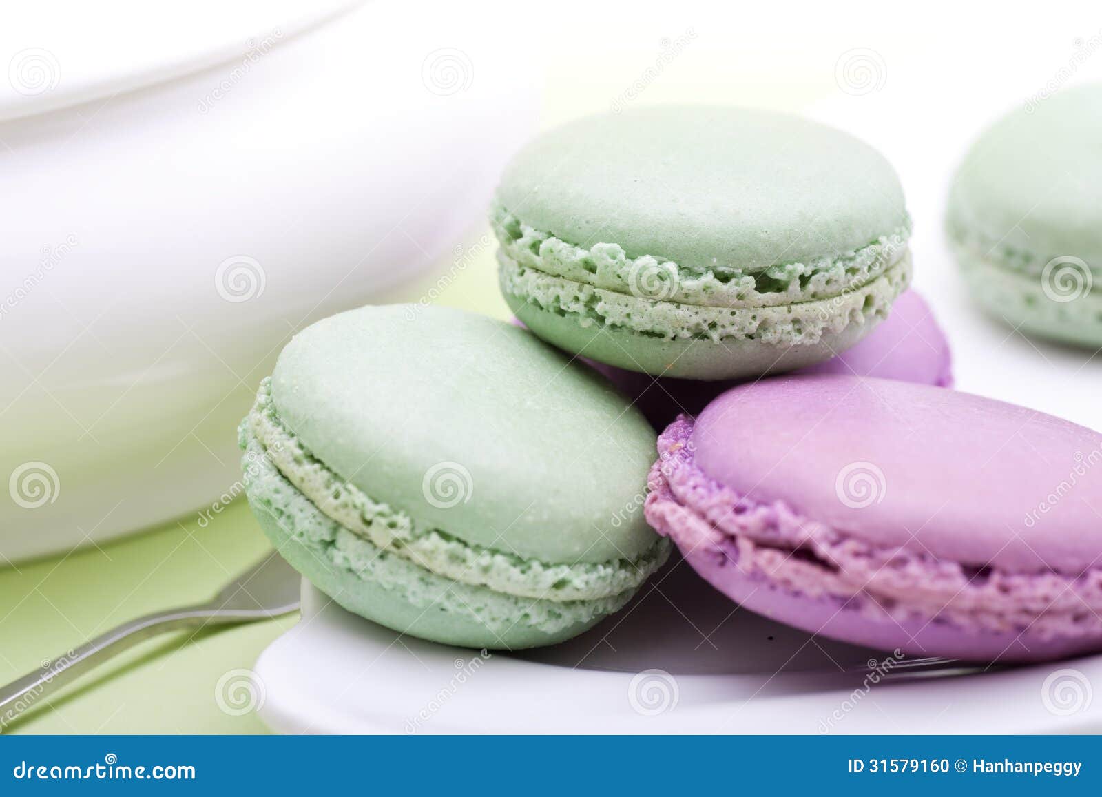Galletas Francesas Dulces - Macarrones Foto de archivo - Imagen de ...