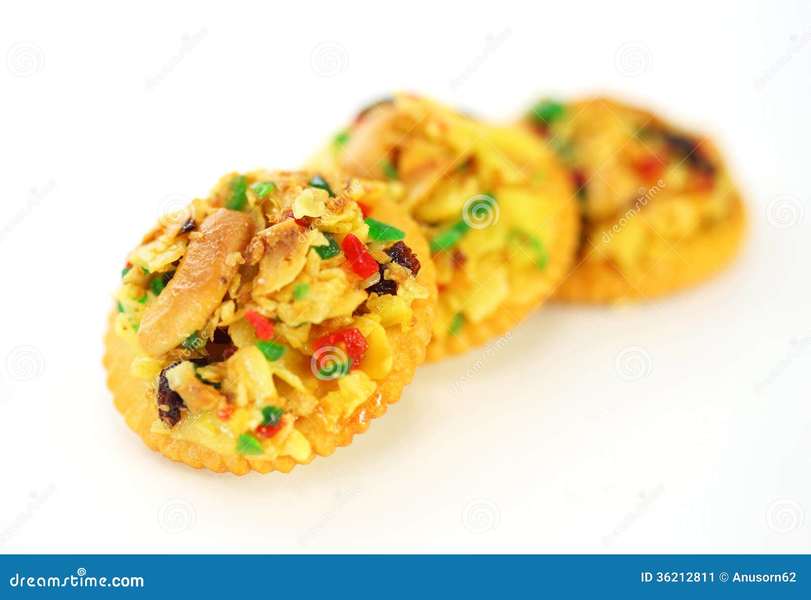 Galletas Hechas En Casa De La Fruta Imagen de archivo - Imagen de ...