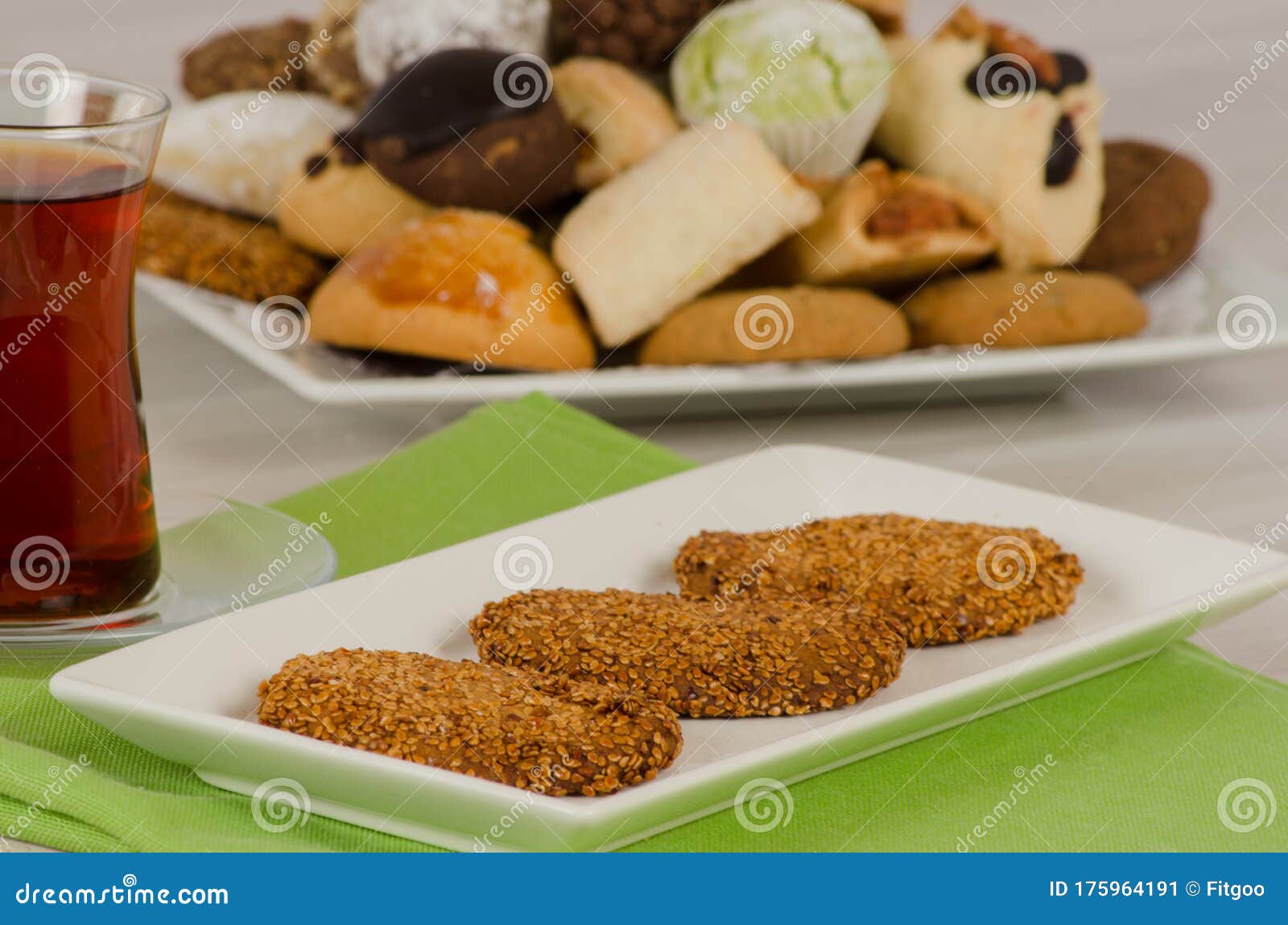 Galletas Turcas De La Cocina Turca Imagen de archivo - Imagen de ...