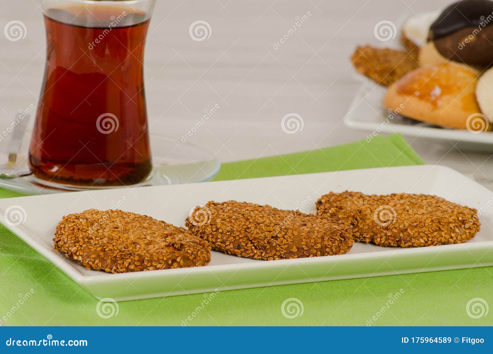 Galletas Turcas De La Cocina Turca Imagen de archivo - Imagen de ...